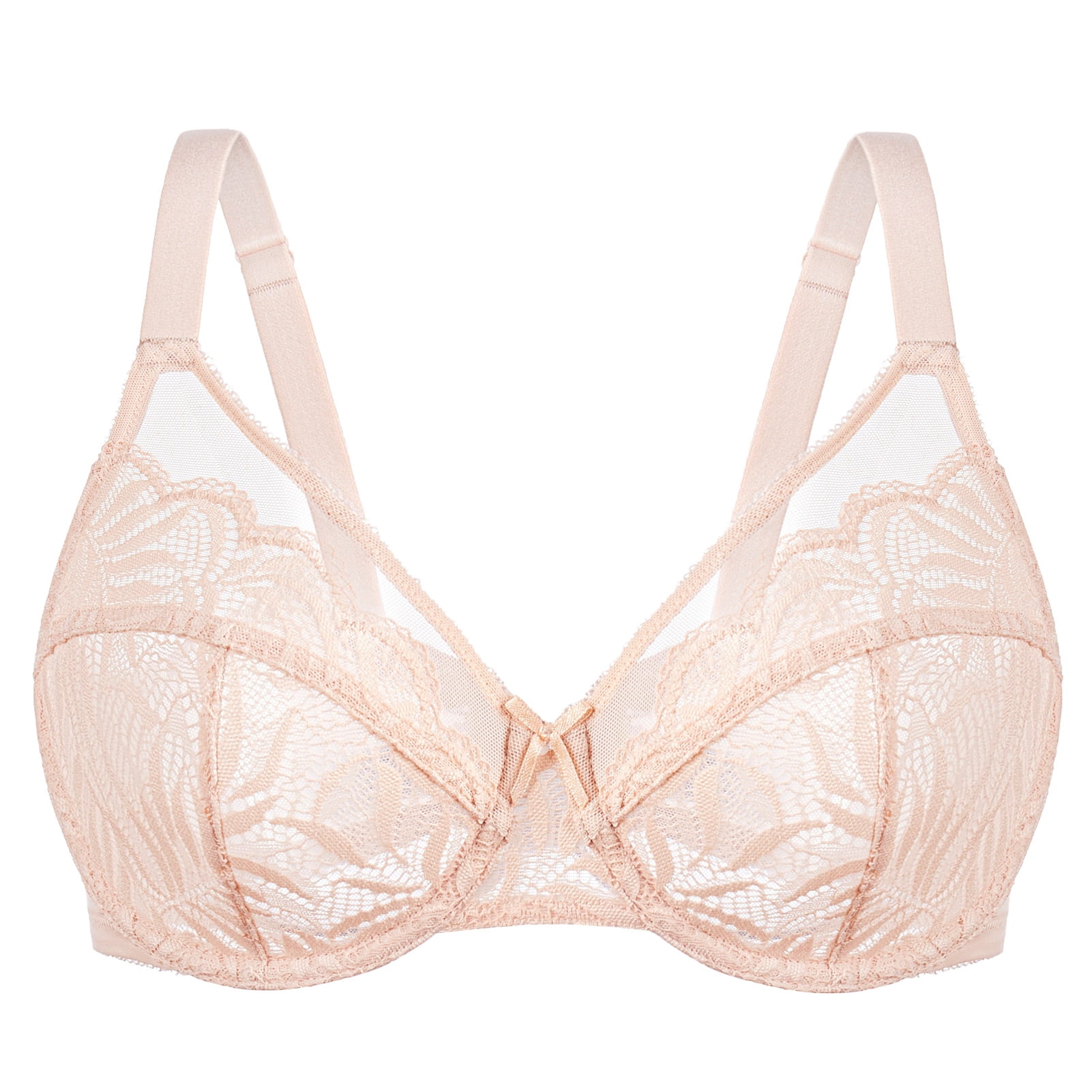 MELENECA Women's Minimizer Bras for Large Bust Underwire Plus Size Full ...