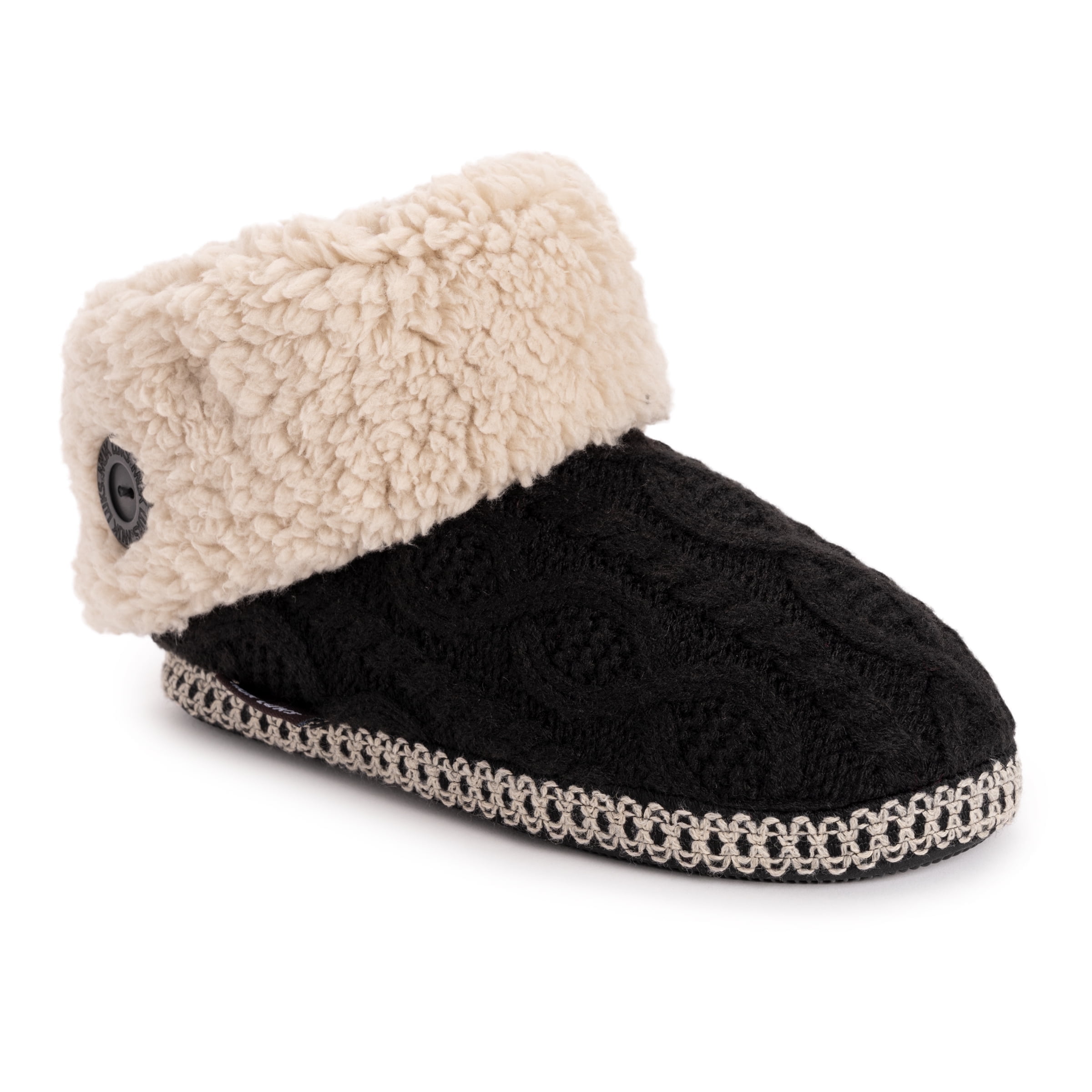 MUK LUKS Womens Melinda Bootie Slippers - Walmart.com