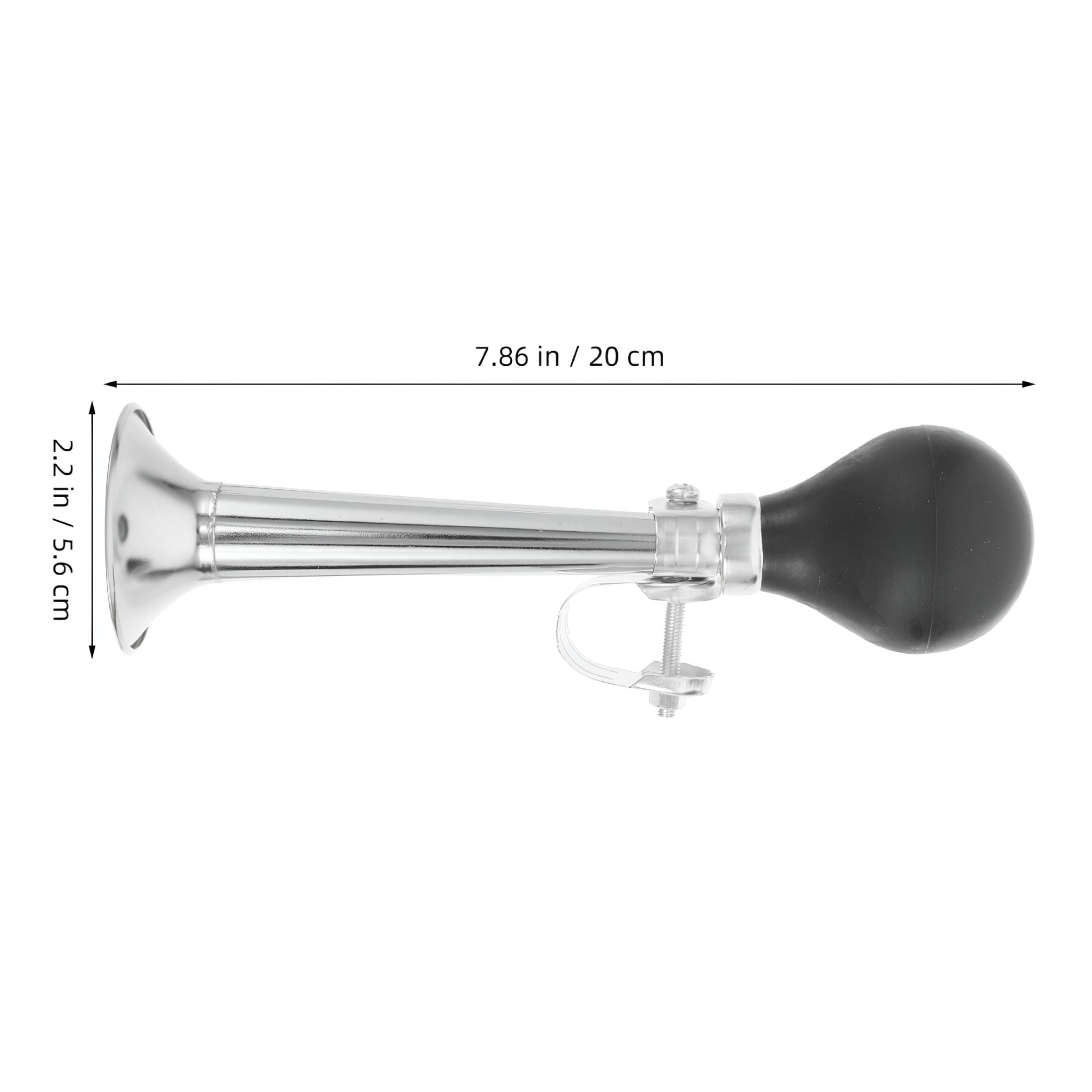 MELIVO 2pcs Loud And Clear Bike Horn Metal Plated Loud Bicycle Horns ...