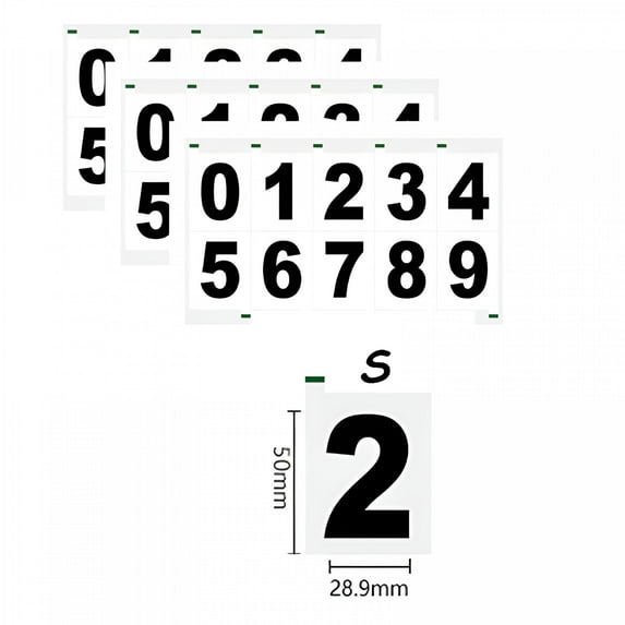 MELIVO 3pc Invisible License Plate Stickers,Reflective Digital Cover ...