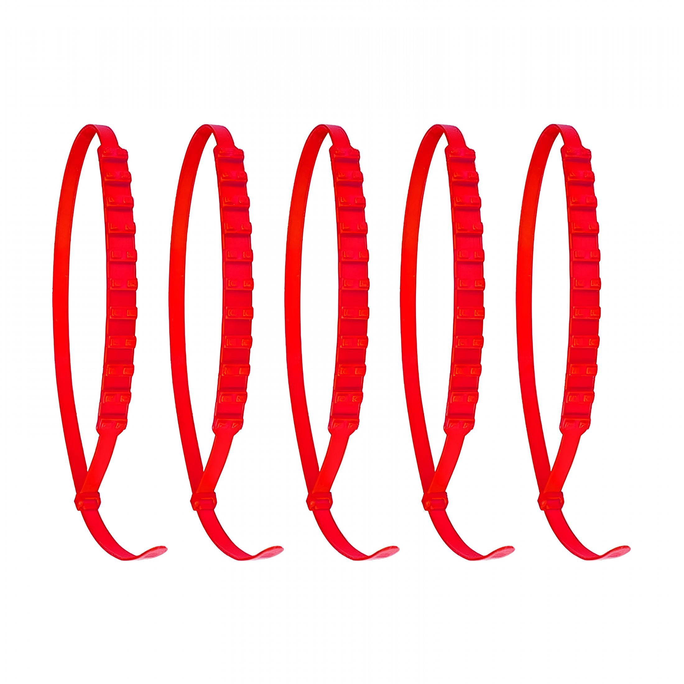 MELIVO 5 Pcs Tire Zip Ties for Snow,Reusable Anti Snow Chains of Car ...