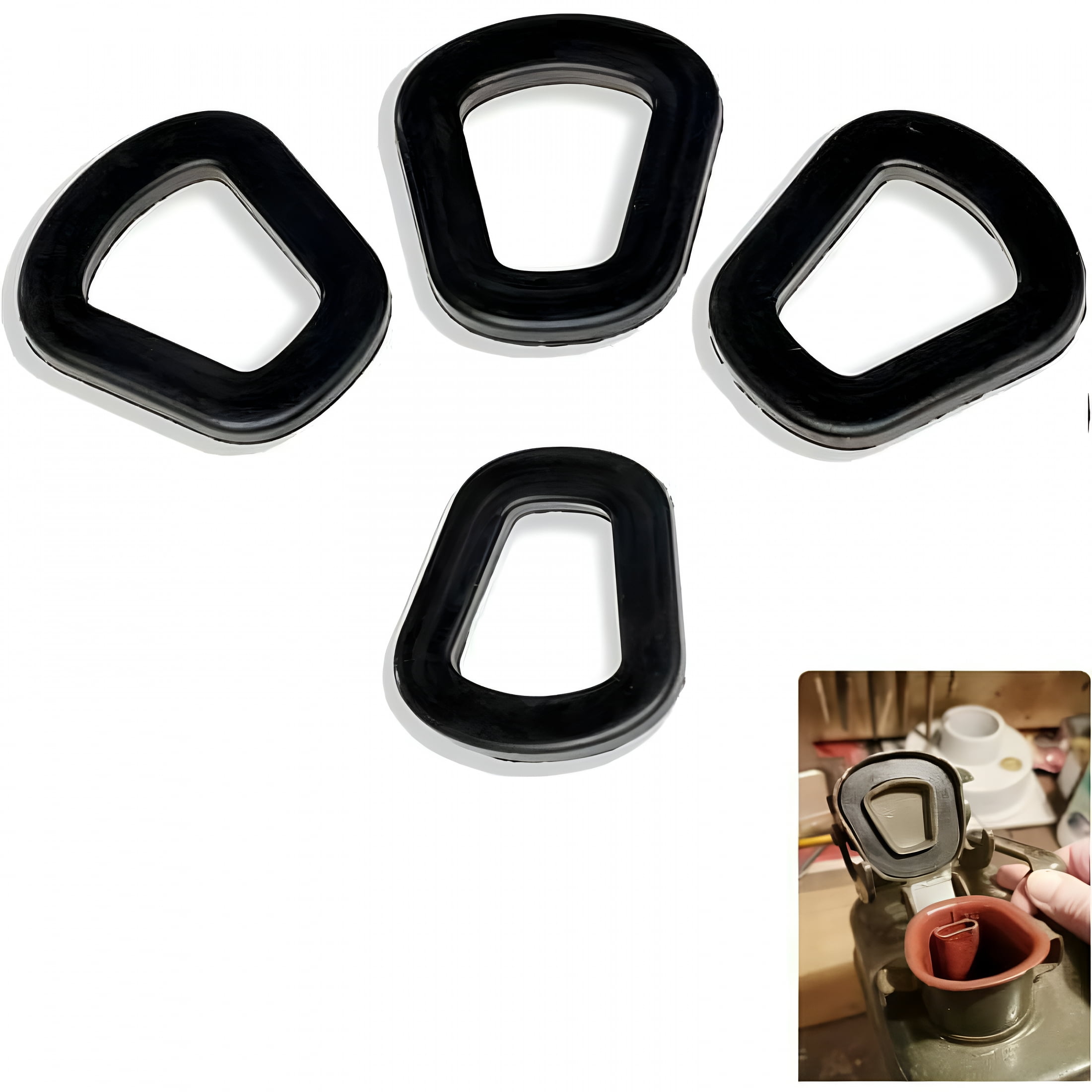 MELIVO Jerry Can Gaskets Replacement, Good Sealing Fuel Washer Seals ...