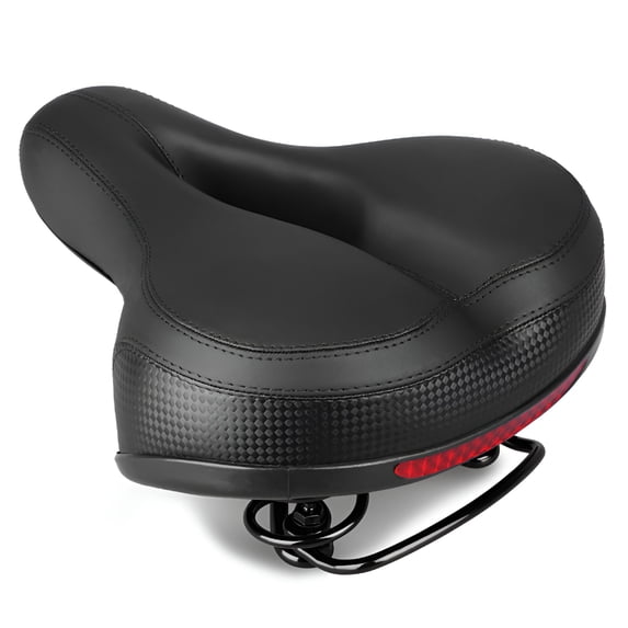 MELIVO Larger Comfort Bike Saddle 26 21Cm,Shockproof Mtb Saddle with ...