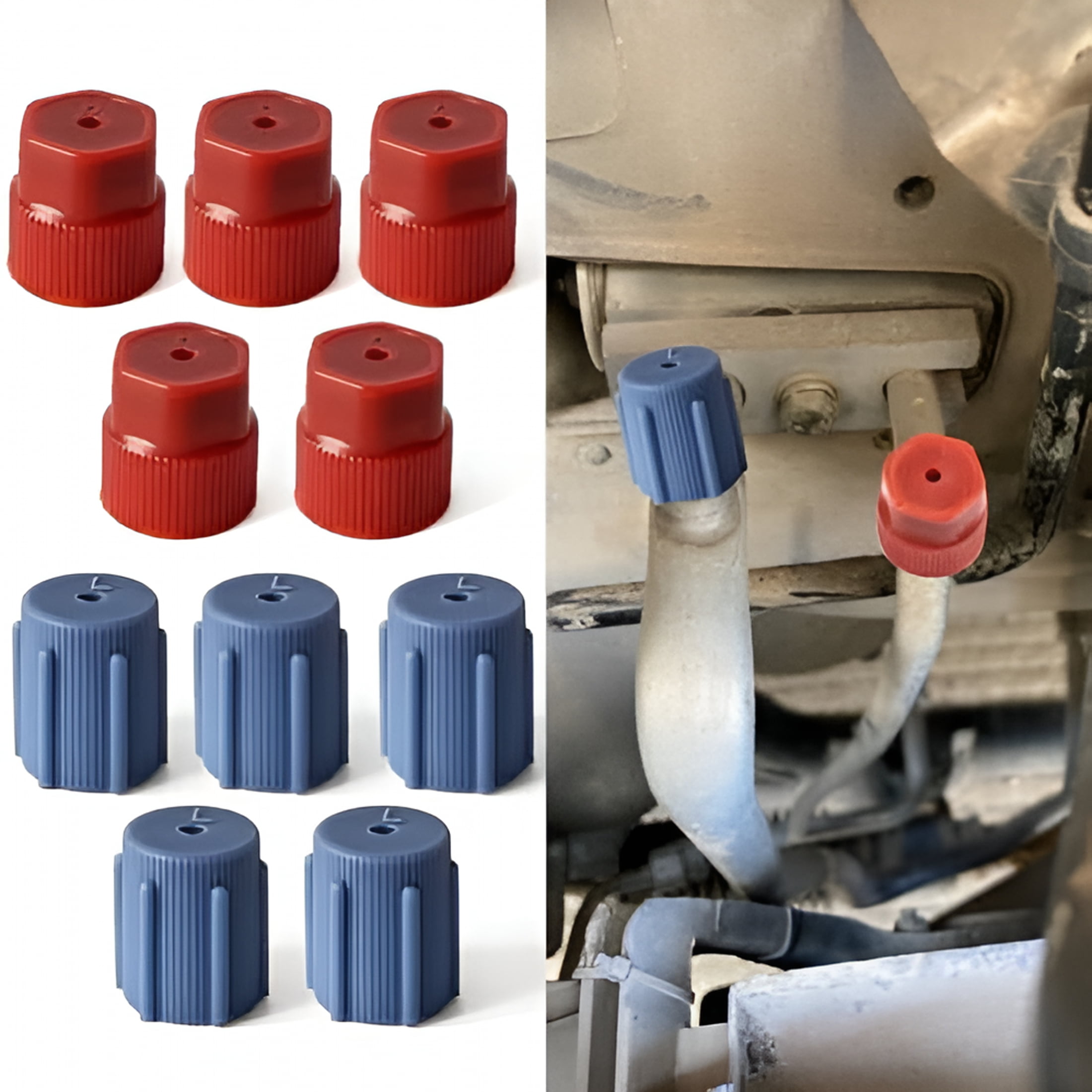 MELIVO R134a Air Conditioning Service Port Caps, 10 Pieces - Walmart.com