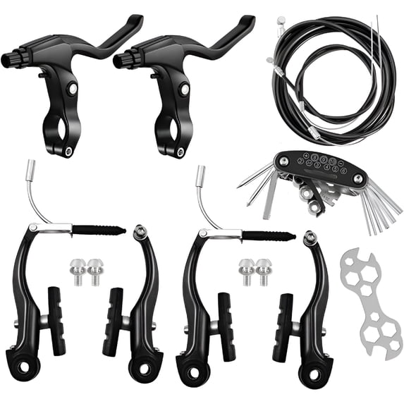 MELIVO Universal Bike Brake Kit for Most Bikes,Hybrid Caliper with ...