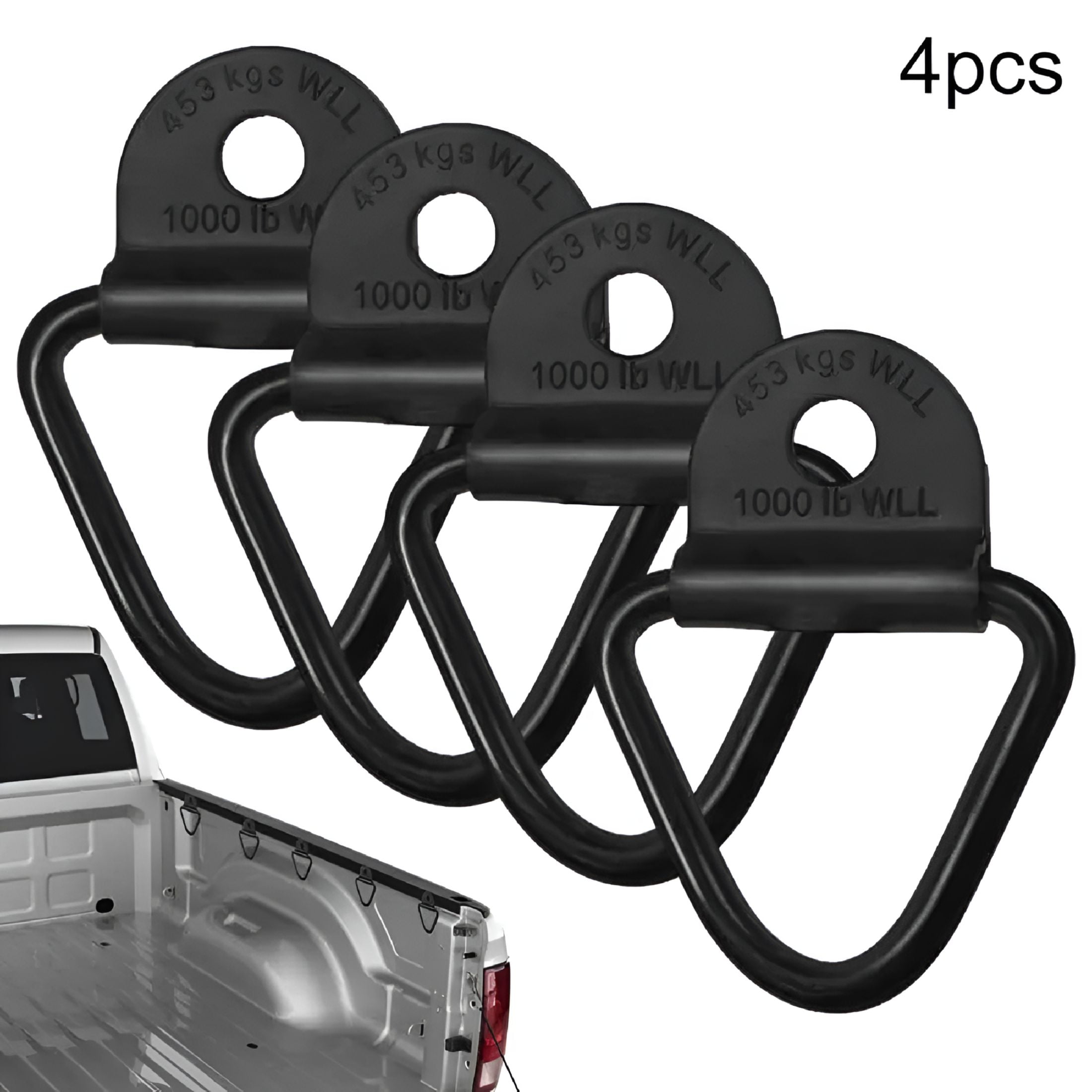 MELIVO V Shape Lashing Hook Tie Down Anchors Ring Cargo Tie Ring for ...