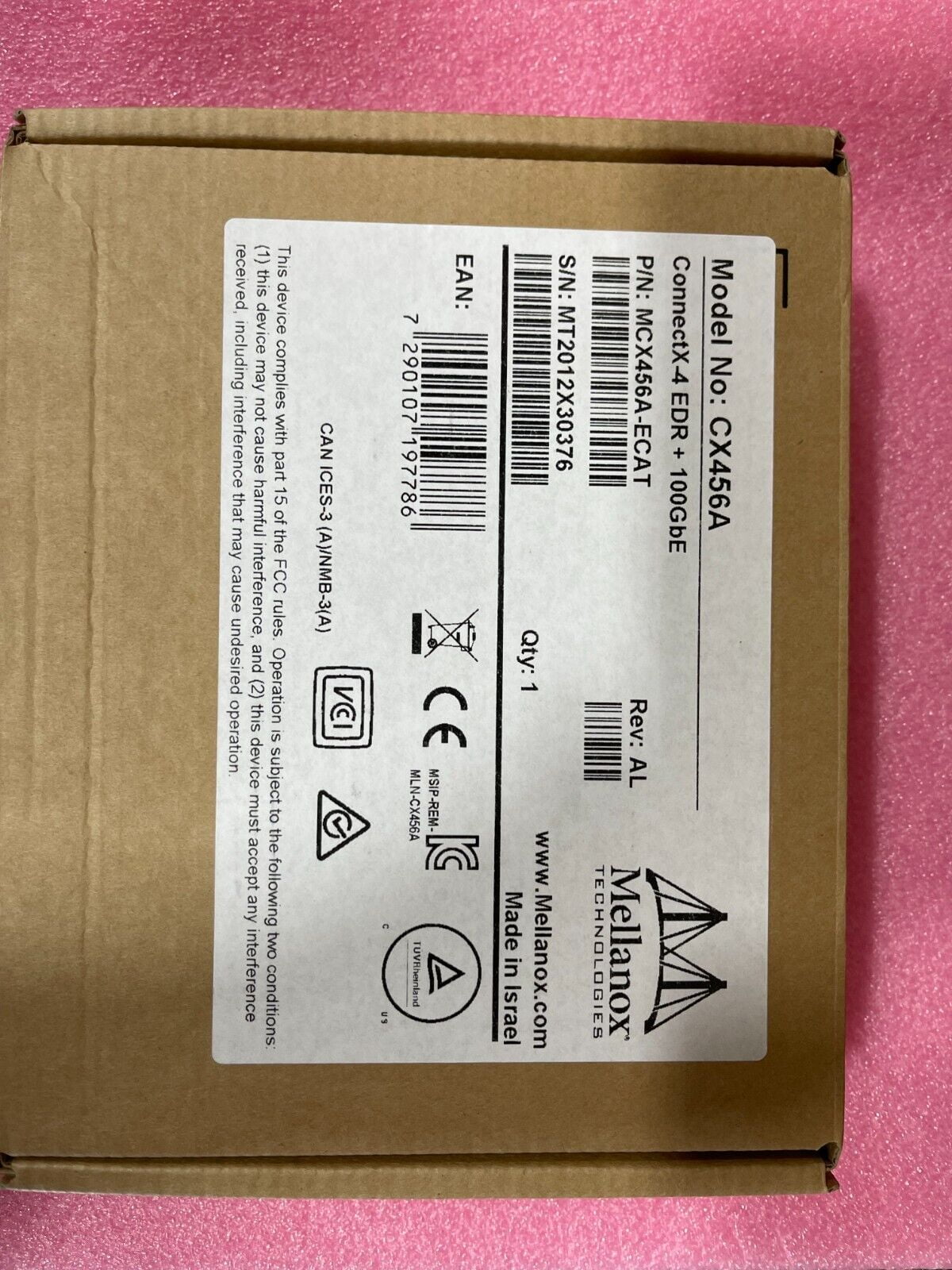 MELLANOX MCX456A-ECAT 2x 100GB QSFP VPI NETWORK ADAPTER - Walmart.com