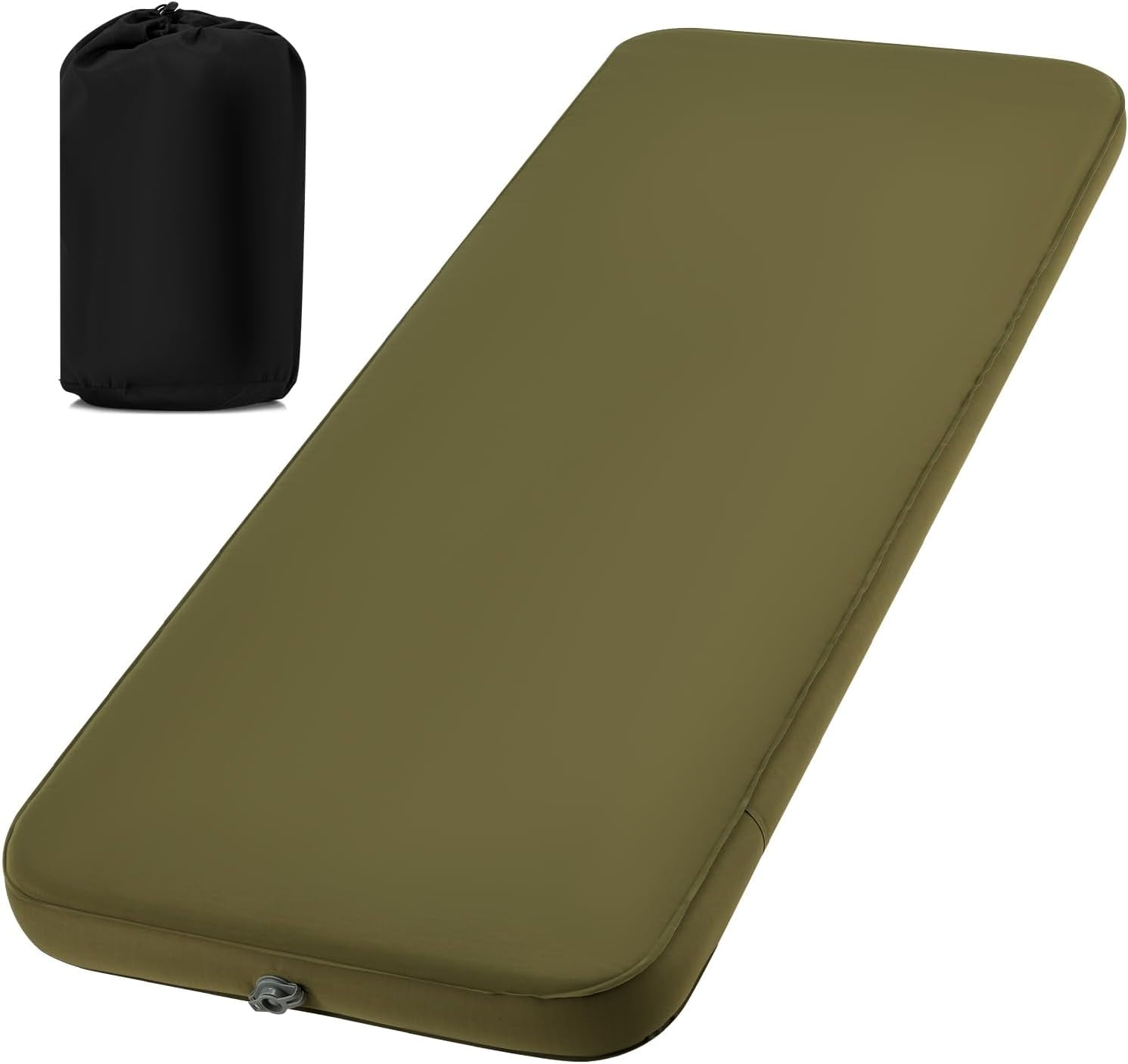 MELLCOM 4" Thick Self Inflating Sleeping Pad, Foam Camping Mattress ...