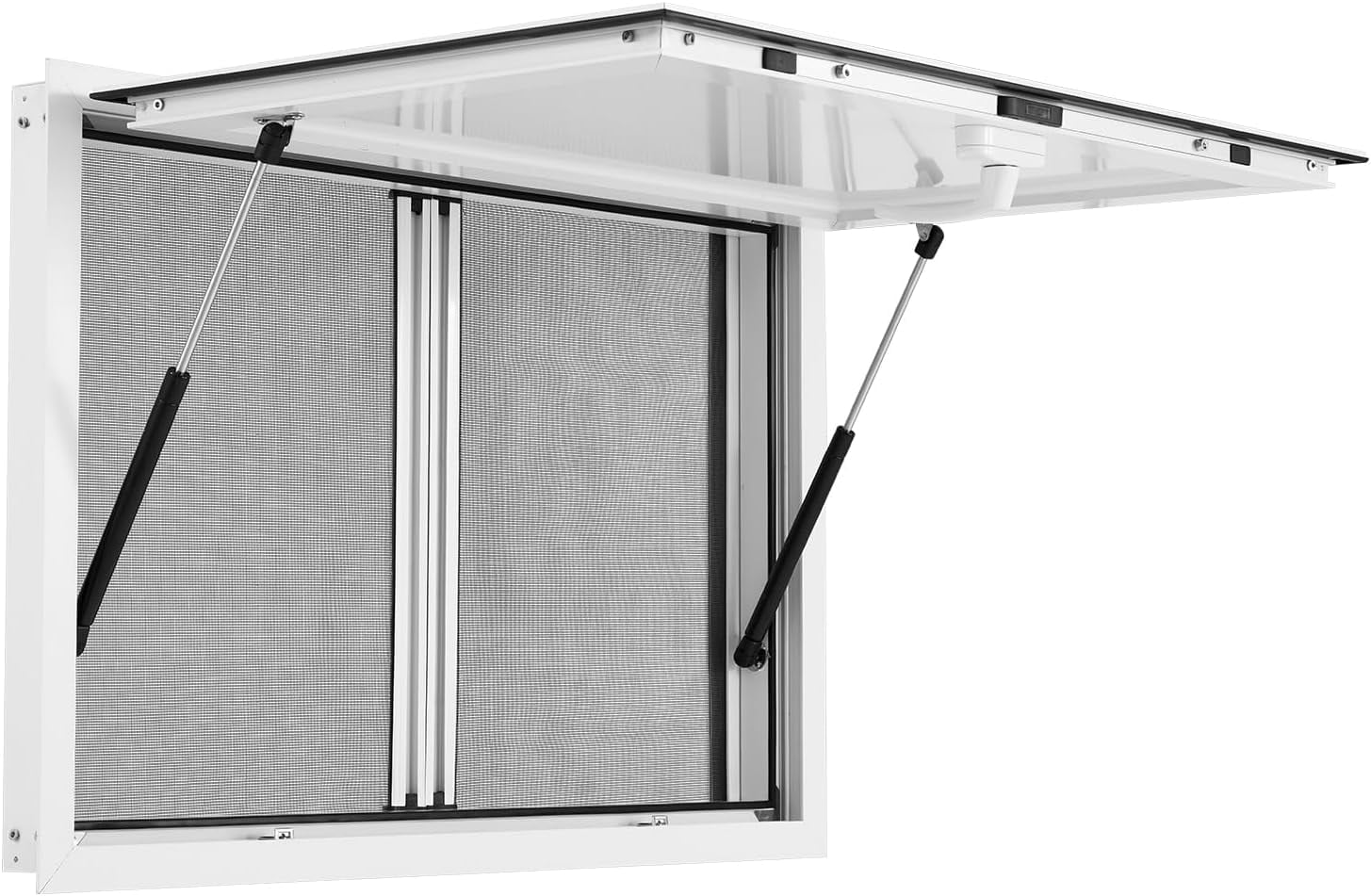 MELLCOM Concession Window 36" W x 24" H, Food Truck Service Window with ...