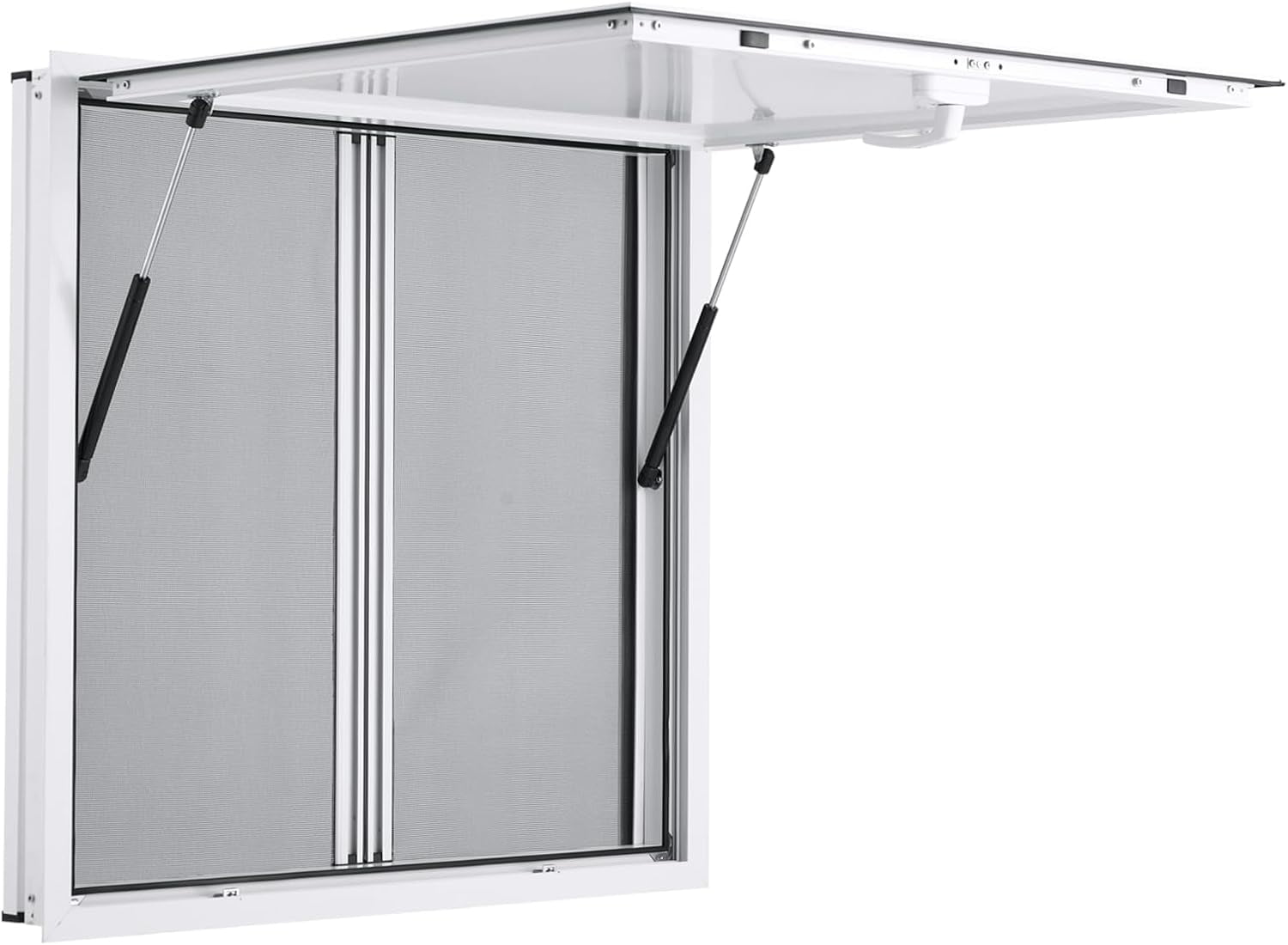 MELLCOM Concession Window 36" W x 36" H, Food Truck Service Window with ...