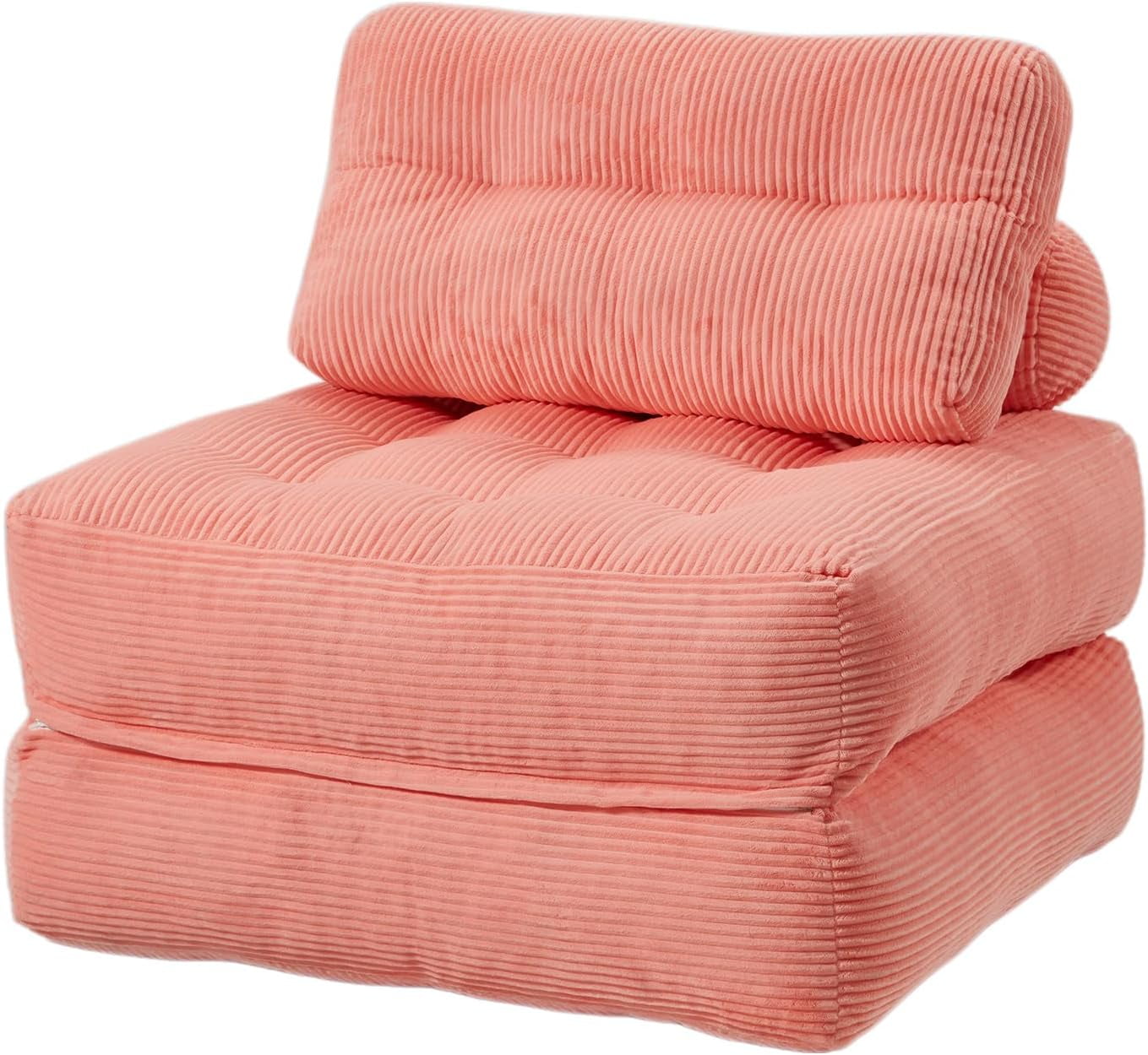 MELLCOM Foldable Sofa Bed - Adjustable Convertible Chair, Tufted ...