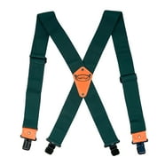 MAINYU Heavy Duty Clip Suspenders for Men, Men's Adjustable X Back Mens ...