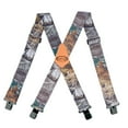 MELOTOUGH Camouflage Suspenders for Men, 2Inch Elastic Heavy Duty Clips ...