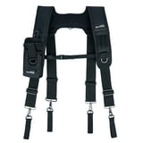 MELOTOUGH Adjustable Padded Tool Belt Suspenders - Work Holder for ...