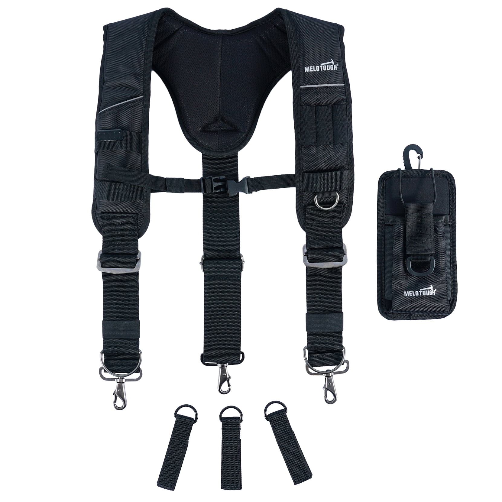 MELOTOUGH Tool Belt Suspenders Work Belt Suspenders for Men Big and ...