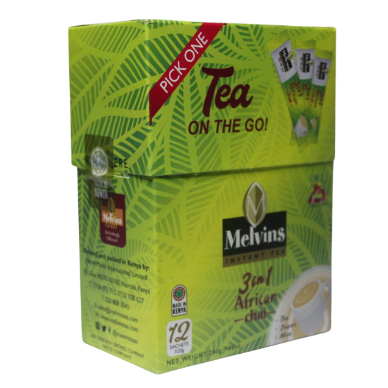 MELVINS AFRICAN TEA IN PACKETS 3 IN 1 - Walmart.com