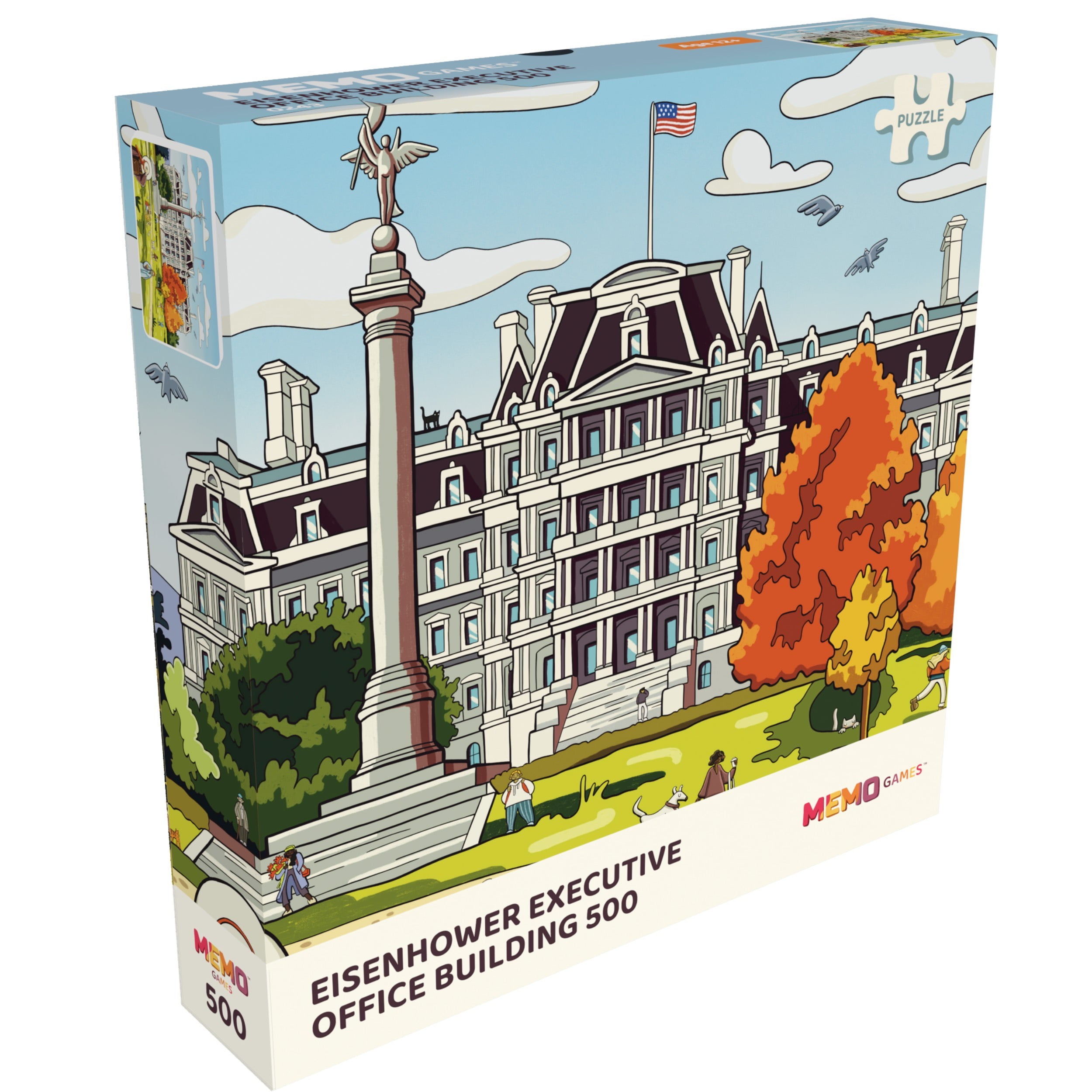 MEMO GAMES Eisenhower Executive Office Building - Jigsaw Puzzle 500 ...
