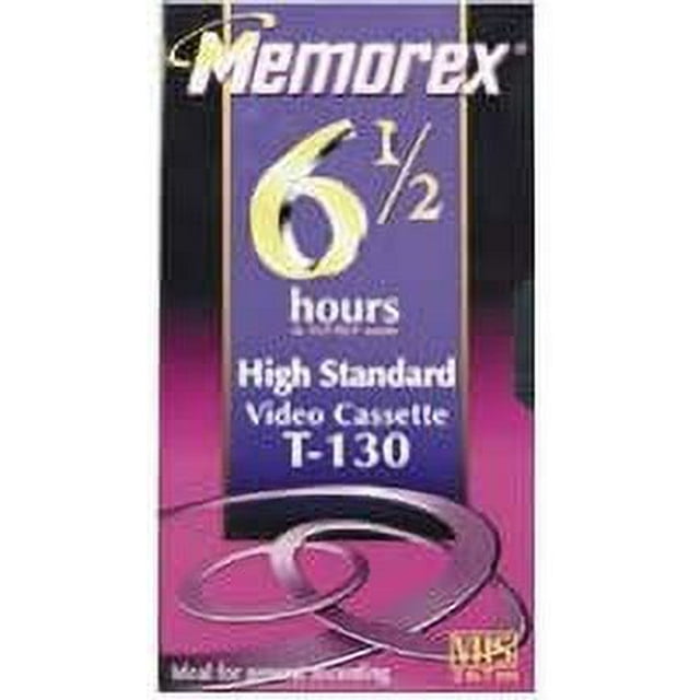 MEMOREX High Standard VHS Video Tape (6.5 hrs.) - Walmart.com