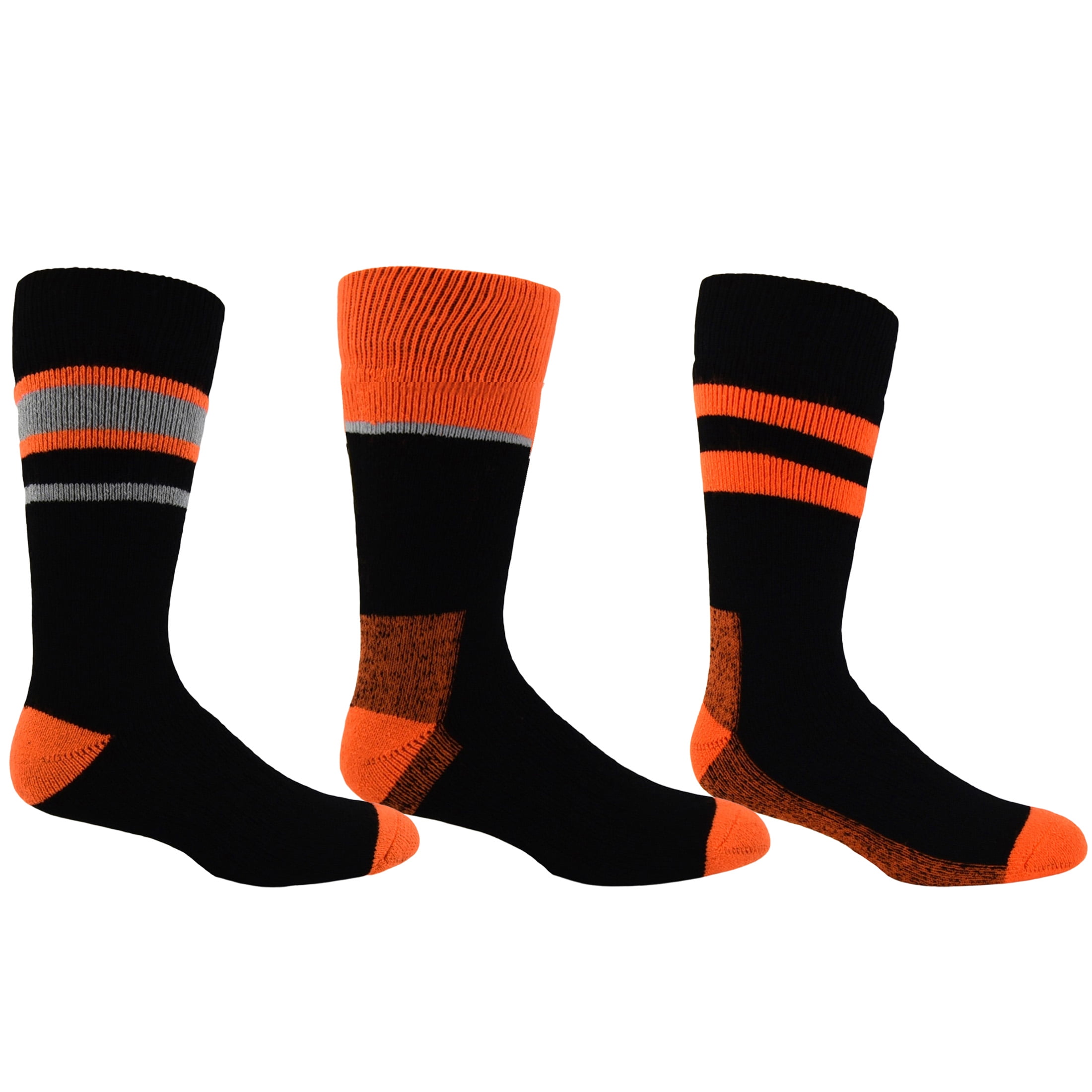 Polar Heat Nanuuq Men's Winter Weight Spandex Wool Socks-Cushioned ...