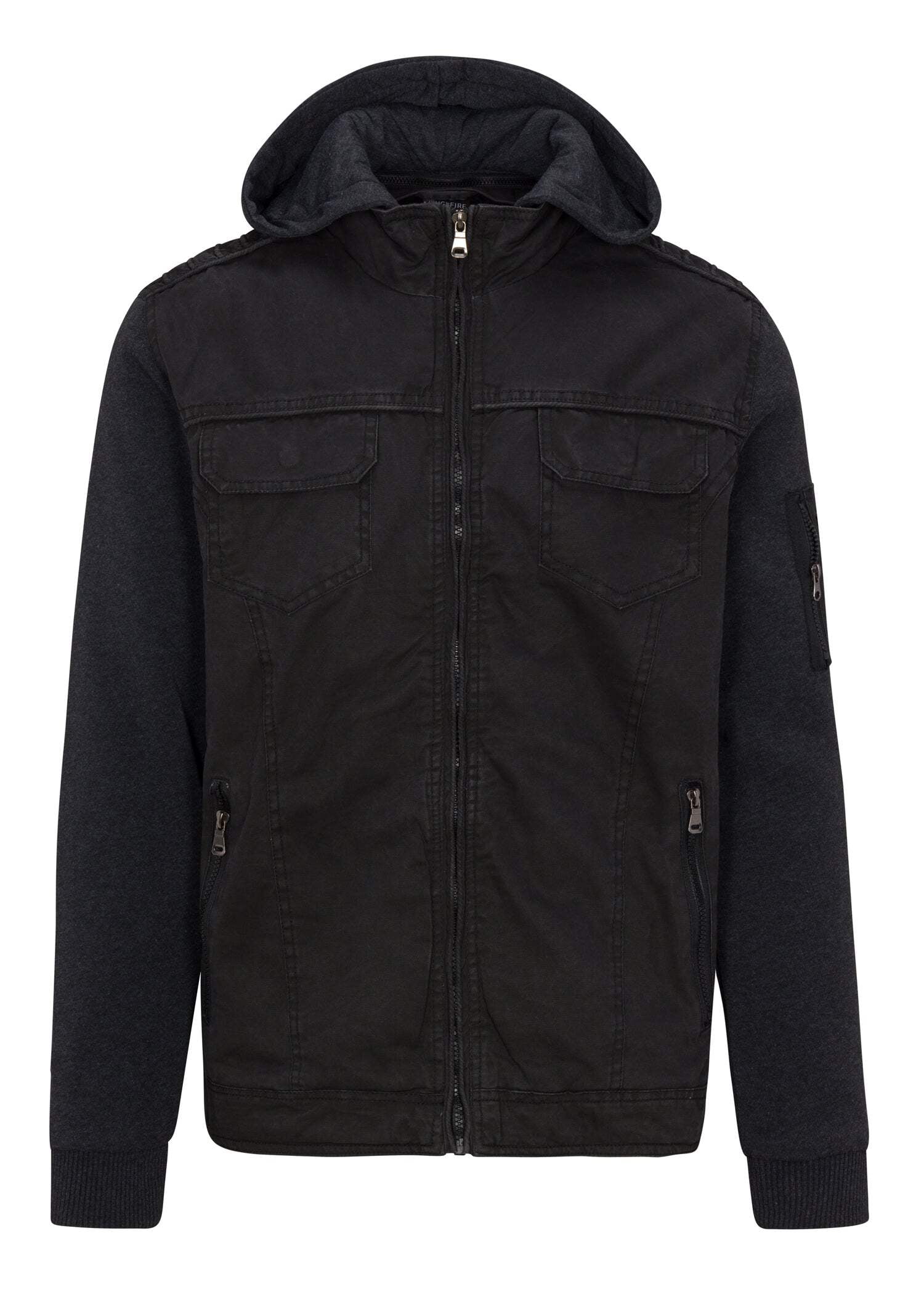 MEN'S RAGE MOTO TWILL HOODIE JACKETS - Walmart.com
