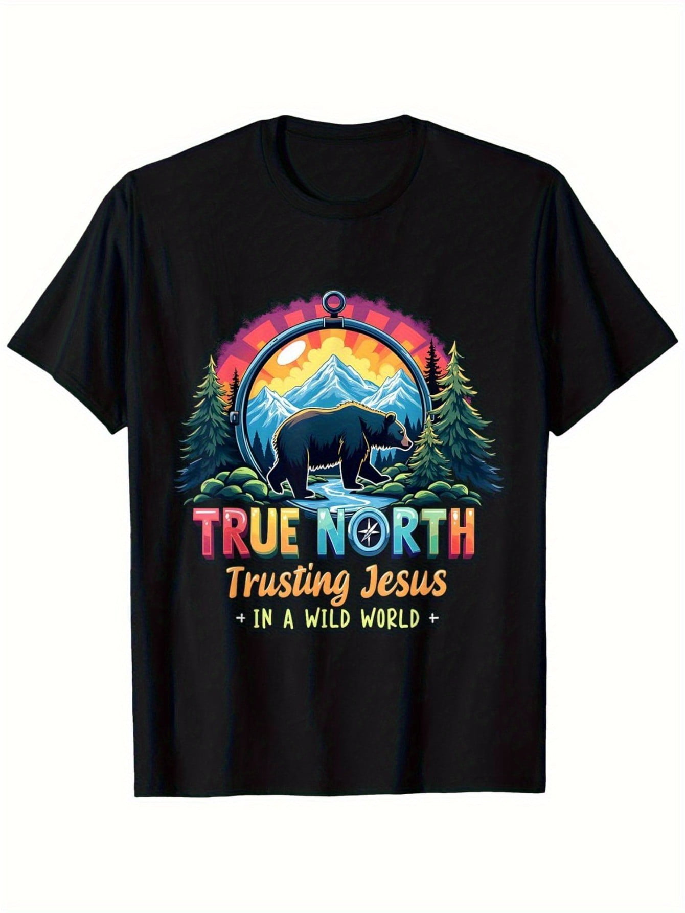 MEN WOMEN VBS 2025 True North Trusting Jesus Christian Summer Camp T ...