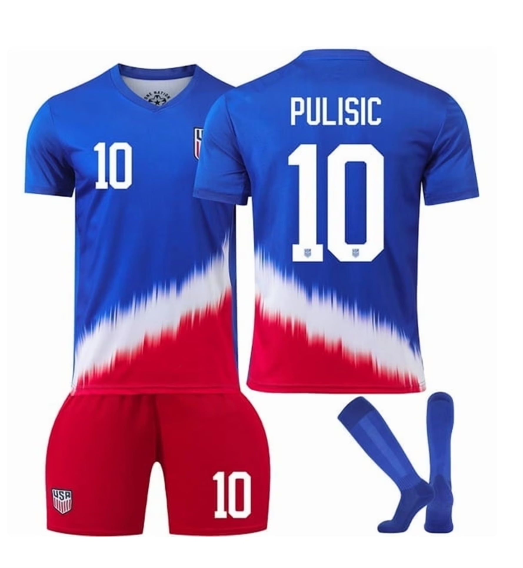 MEN youth KID America Soccer #10 PULISIC For Kids Men Fan Version ...