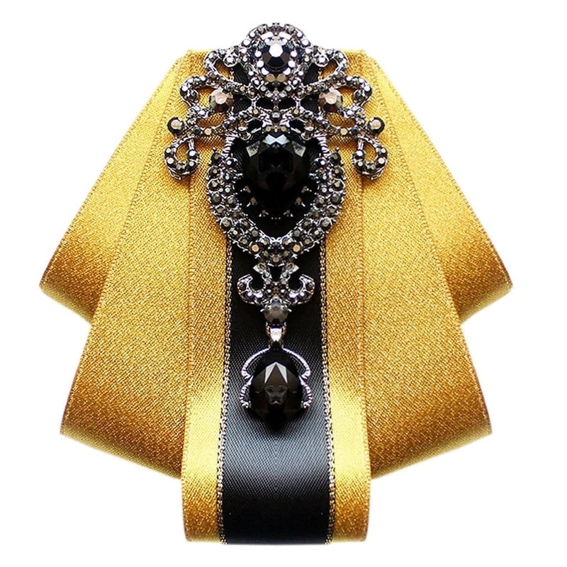 MENDENG Bow Ties for Men Wedding Suit Banquet Dress Fashion Solid Pre ...