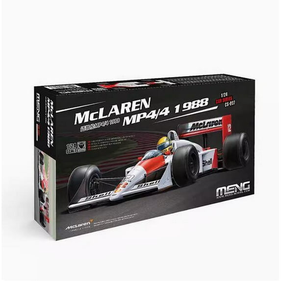 MENG CS-007 1/24 SCALE MCLAREN MP4/4 1988 CAR MODEL KIT - Walmart.com
