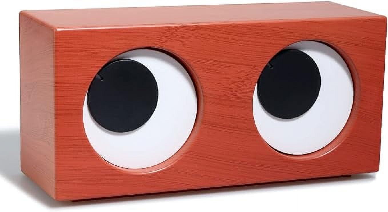 MENG ZHI AO Desktop Big Eyes Clock Rotating Eyes Clock Creative Funny ...