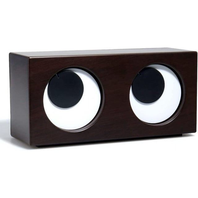 MENG ZHI AO Desktop Big Eyes Clock Rotating Eyes Clock Creative Funny ...
