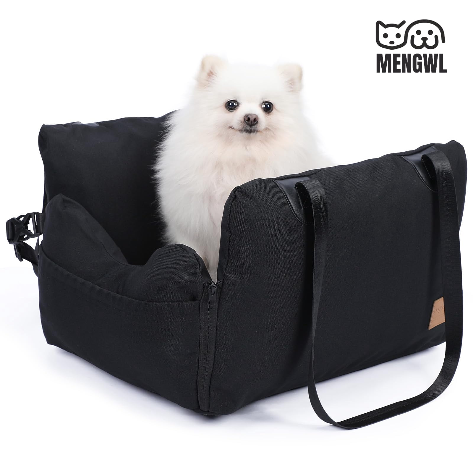 MENGWL Dog Car Seat Pet Car Seats with Inflatable Bag Dog Booster ...