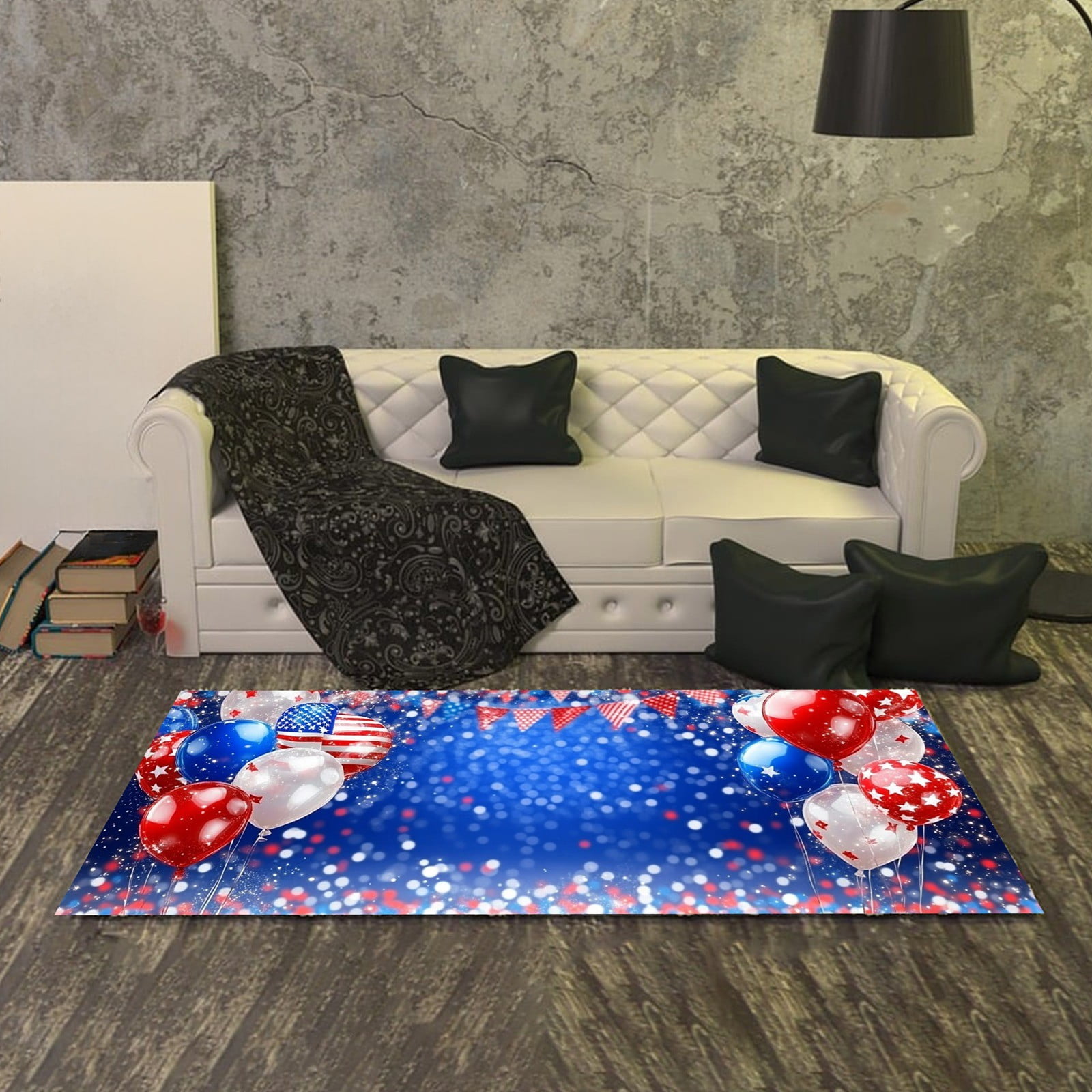 MENGYKEY Independence Day Rubber Mat Non Woven Canvas Mat Accompany You ...