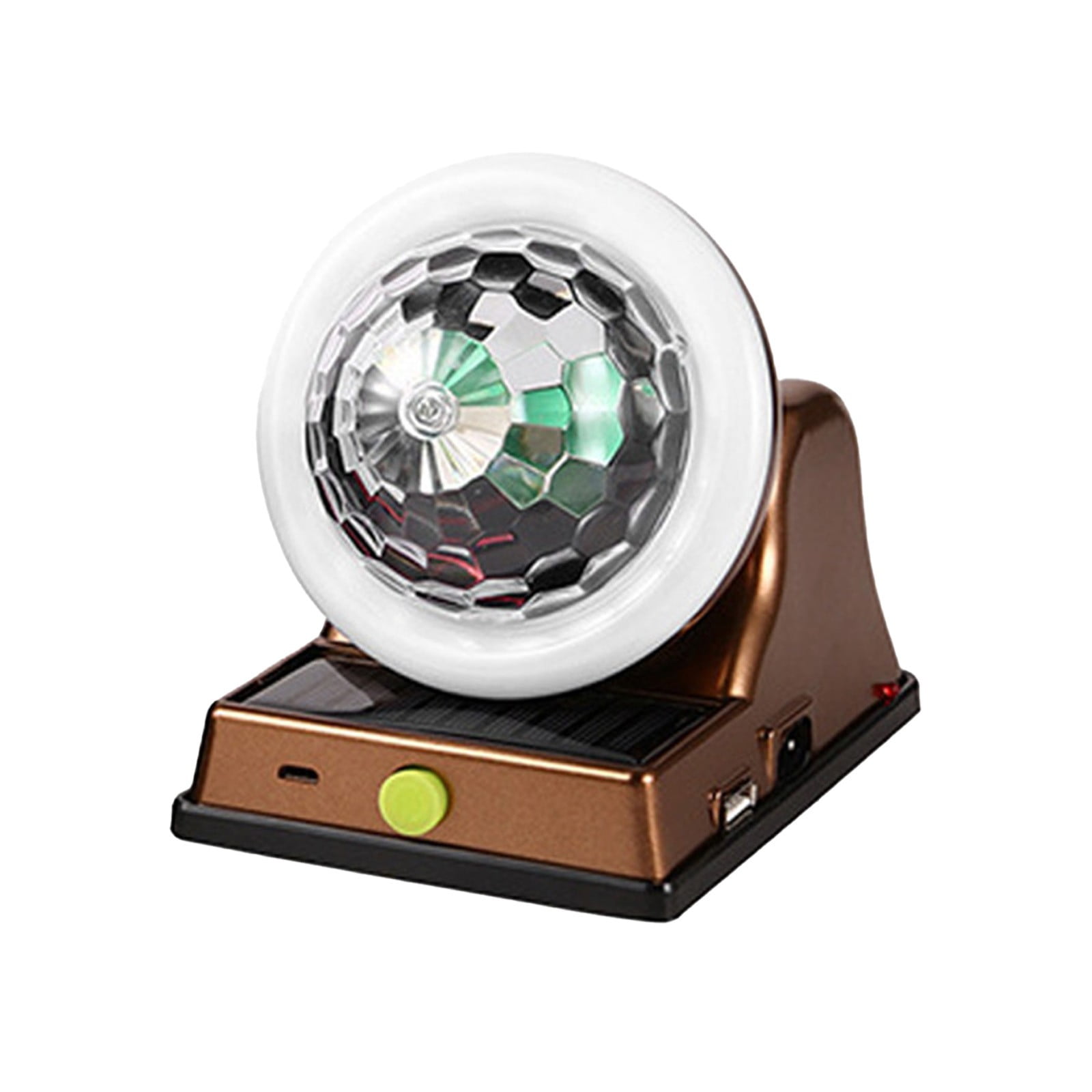 MENGYKEY Solar Powered RGB Color Changing Sphere Light USB Rechargeable ...