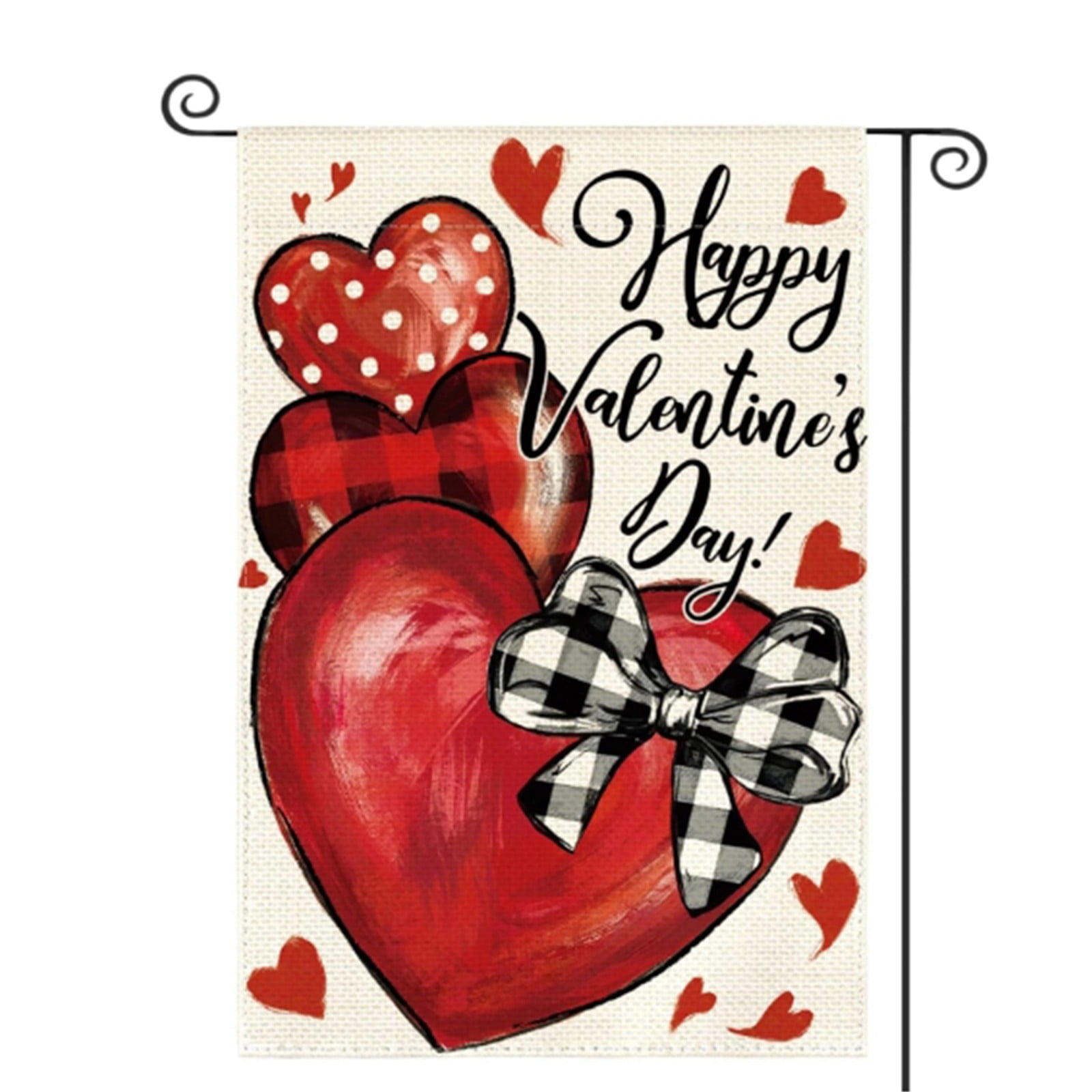 MENGYKEY Valentine's Day Garden Flag Outdoor Dating Party Decoration ...