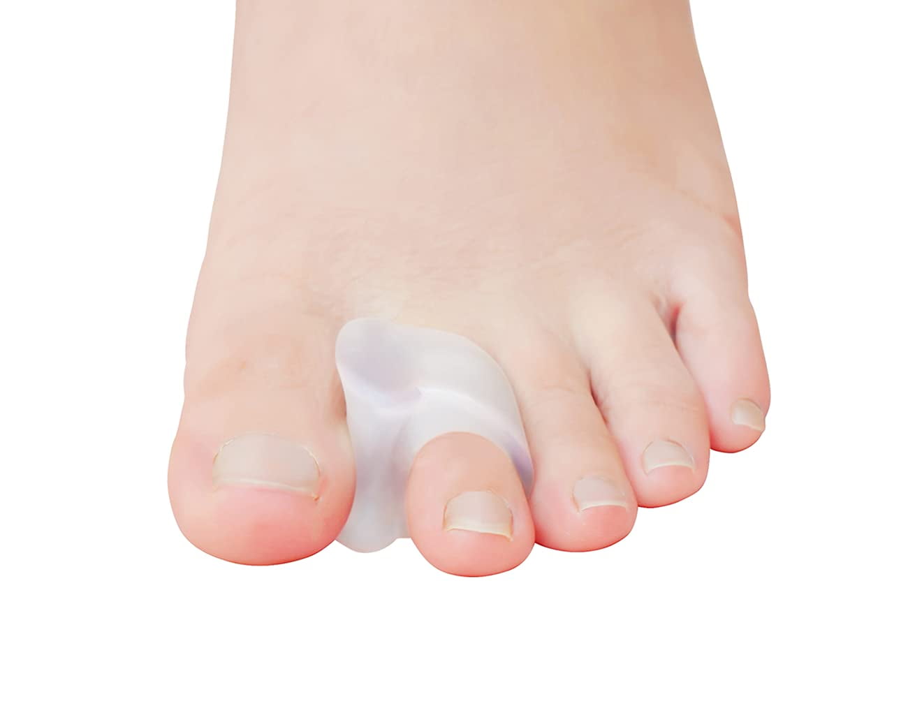 MENOCADY Pack of 12 ESF27 Gel Toe Separator, (1/4" Thick) Big Toe ...