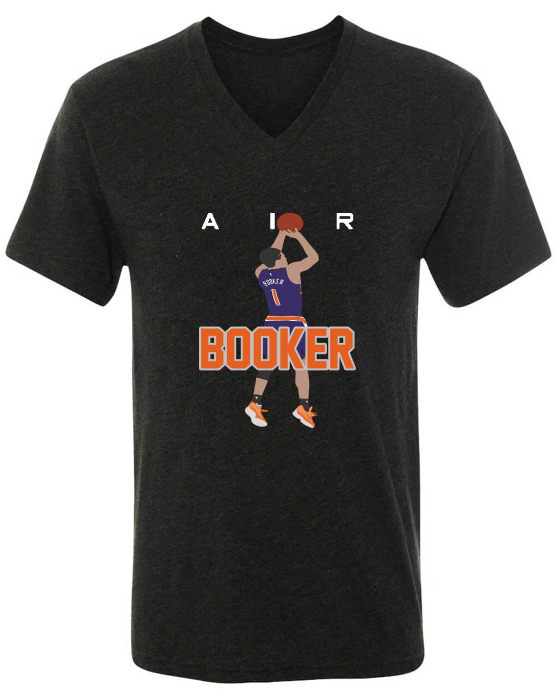 MENS V NECK Suns Air Devin Booker T-Shirt - Walmart.com