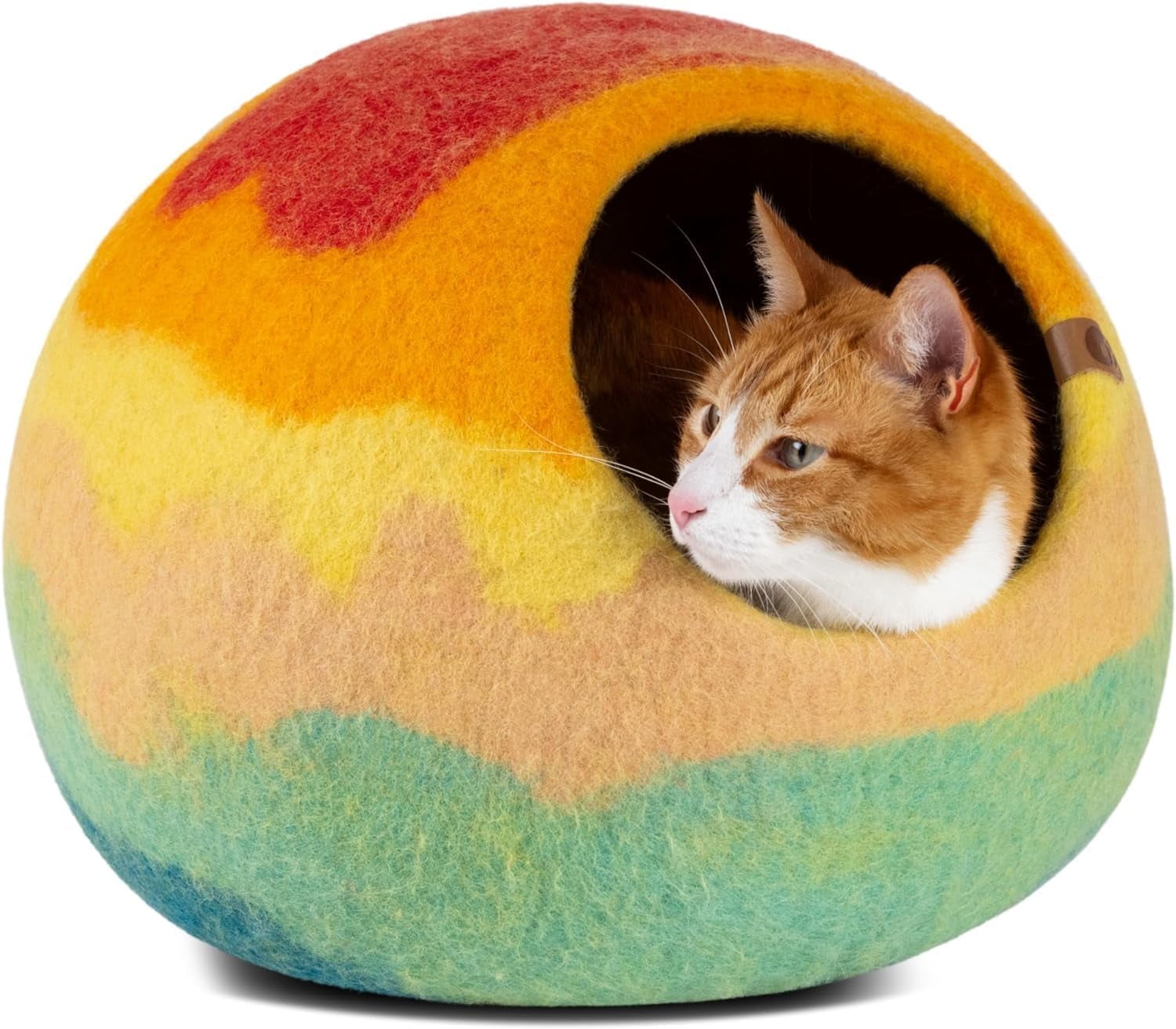 Meowfia Cat Cave for Medium Cats, Tucson Sunset - Walmart.com