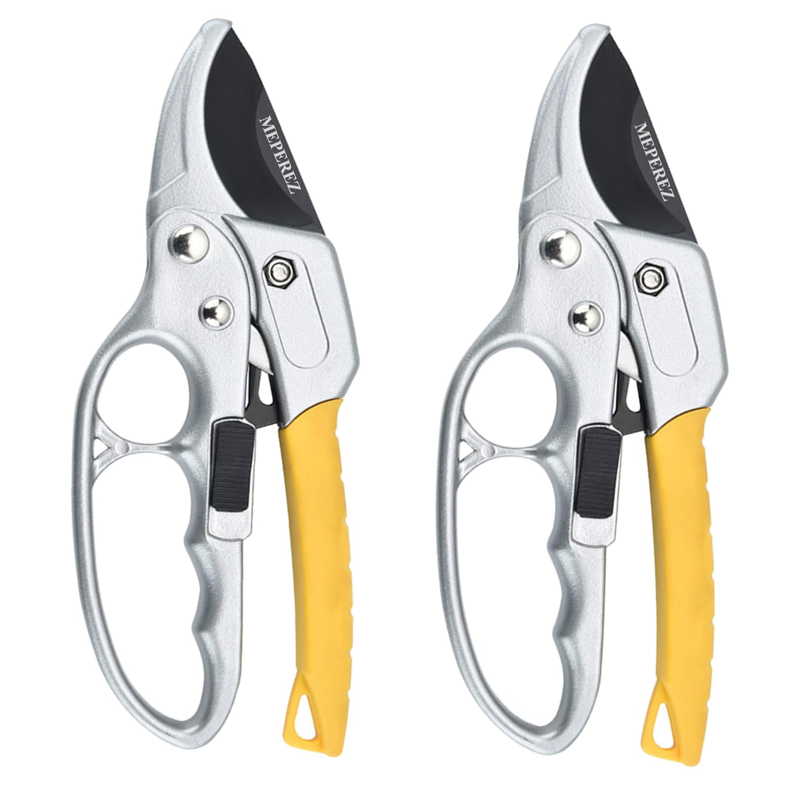 MEPEREZ Germany Pruning Shears, Arthritis Weak Hand Snips, Work 3 Times Easier, 1-Inch Cut ...