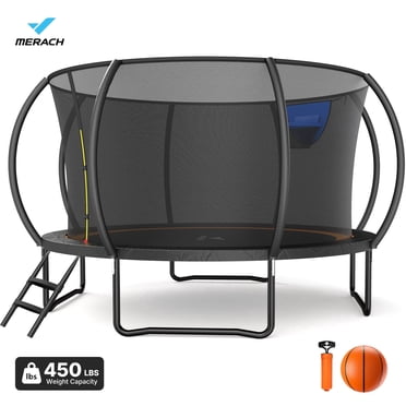 ACON Air 16 Sport HD Full Size Rectangle Trampoline Set with Enclosure ...