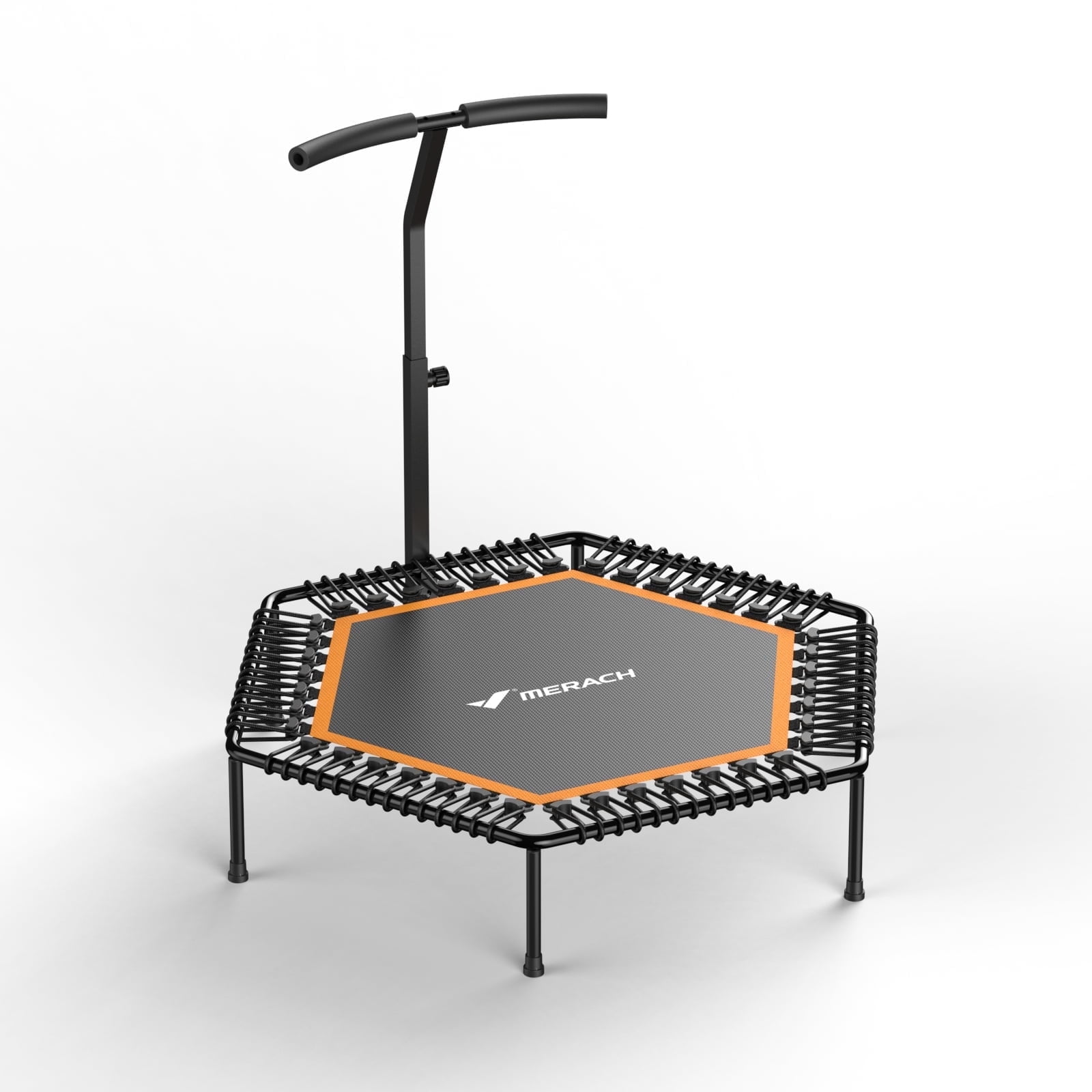 MERACH 450lbs Mini Trampoline, 50" Fitness Trampoline with Silent ...