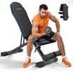 GYHPD Foldable Weight Bench for Chest & AB Workouts, 65"x26" - Walmart.com