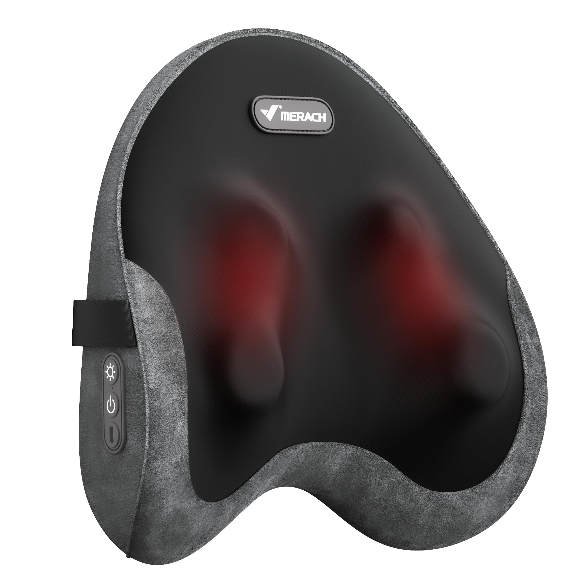 MERACH Back Massager for Deep HYZ01 Tissue Pain Heated Support Pillow with 4 Shiatsu Massage ...