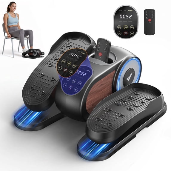 MERACH Under Desk Elliptical Trainer, Compact Portable Exercise Machine ...