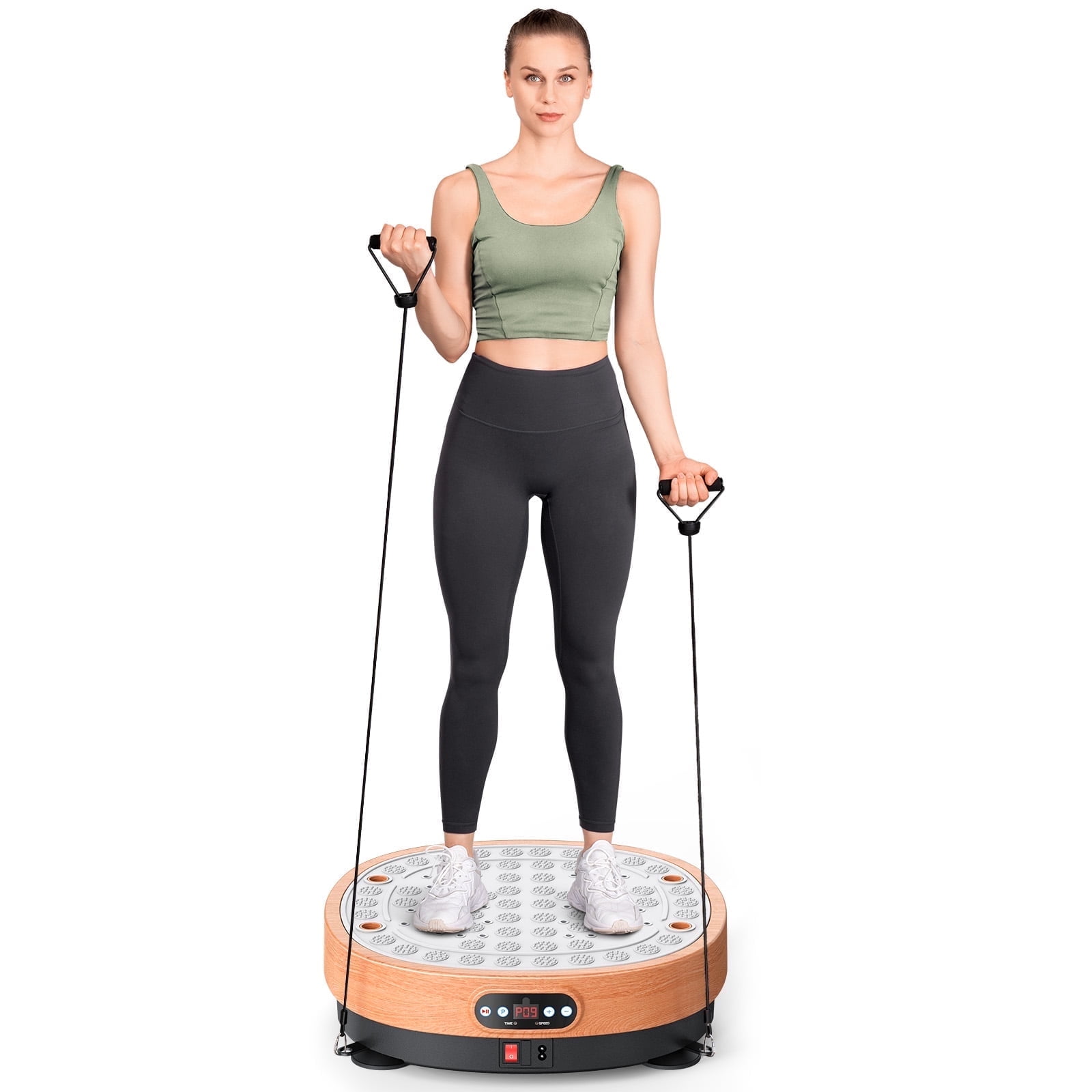 MERACH Foot Massager Vibration Plate Exercise Machine, Helps Relieves ...
