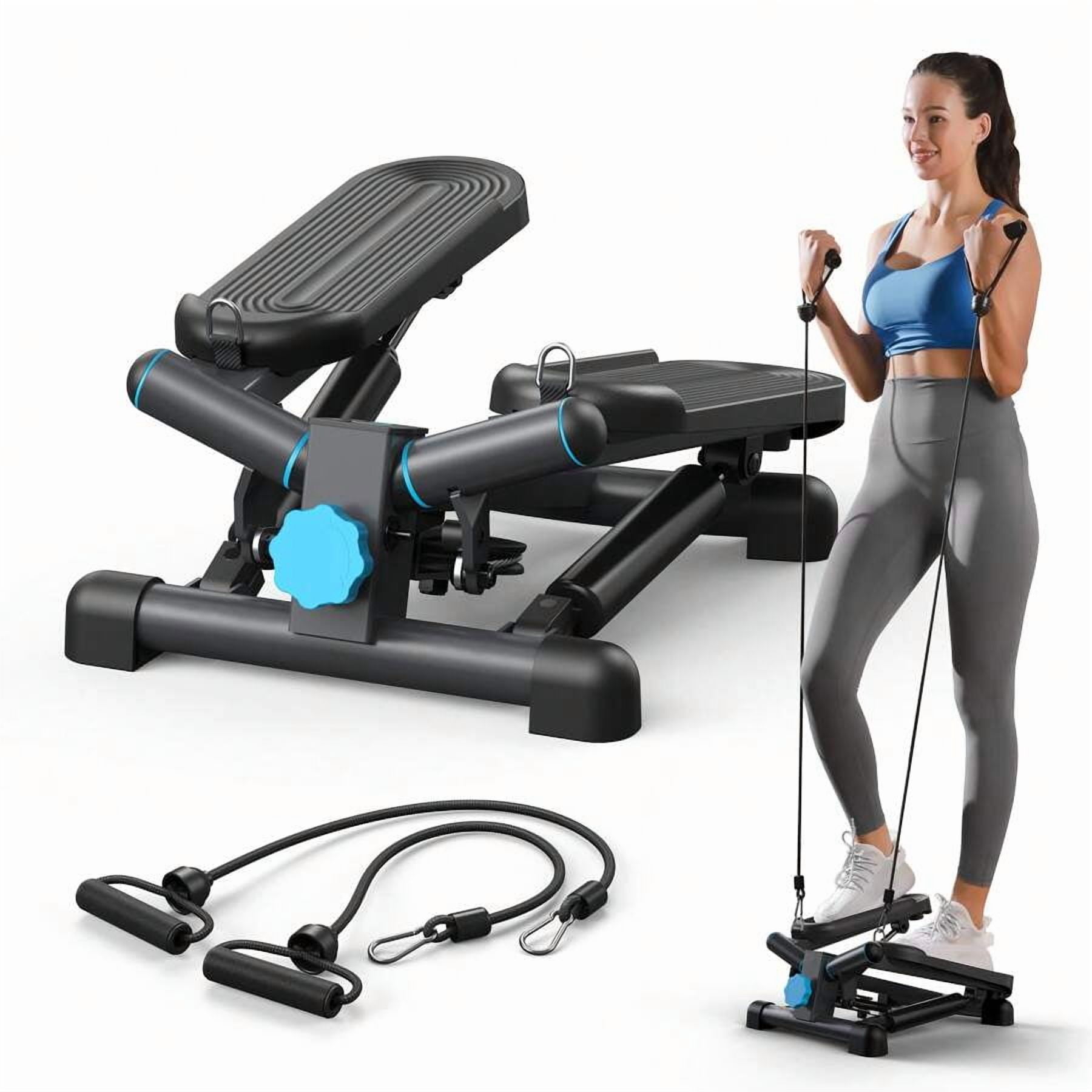 MERACH Mini Steppers For Exercise, Twist Stepper With Resistance Bands ...