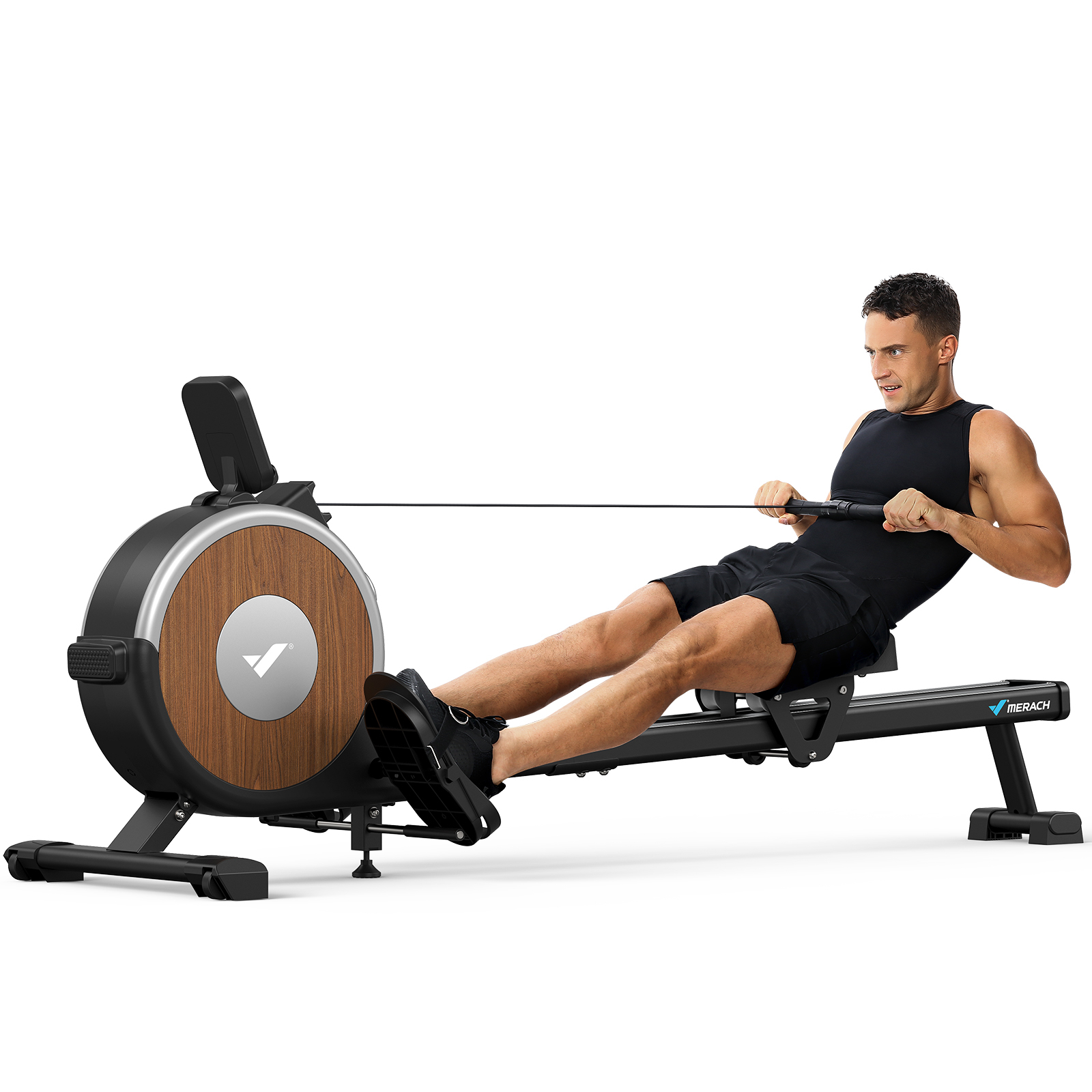 MERACH Rowing Machine, Magnetic Rower Machine for Home, 16 Levels of ...