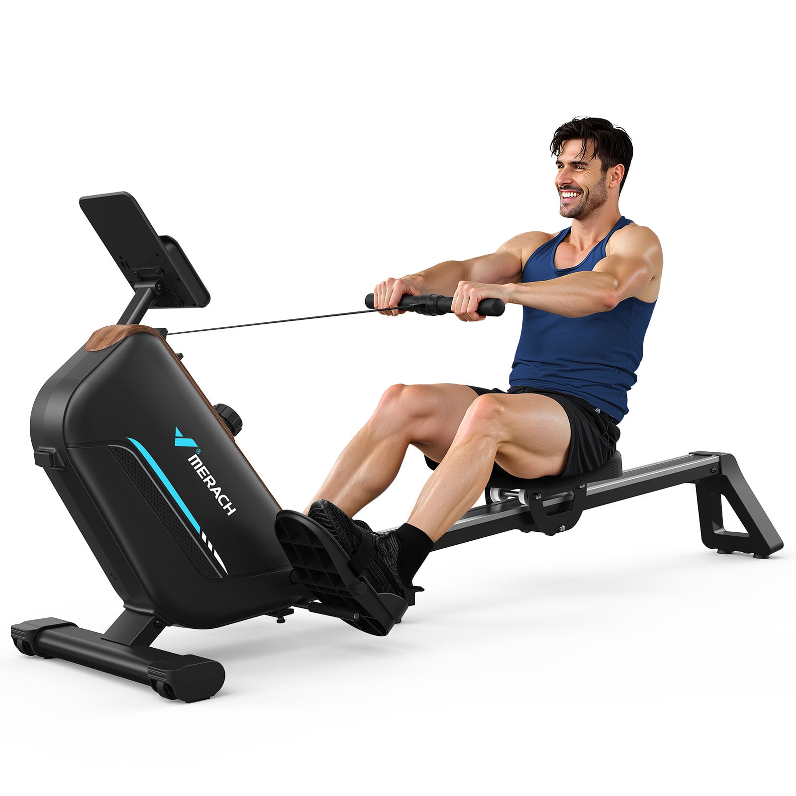 MERACH Rowing Machines for Home, Quiet Row Machine with 51.2" Extended ...