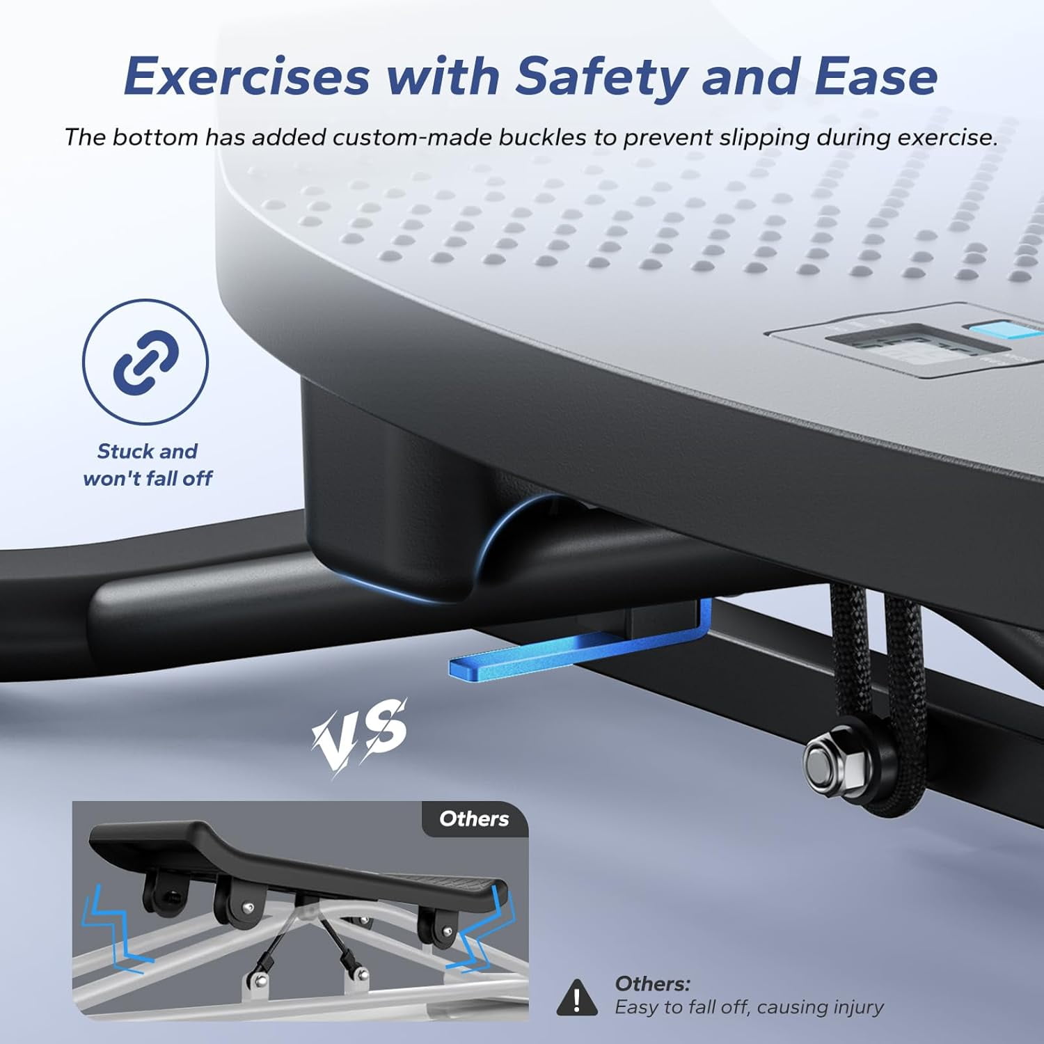 MERACH Slide Steppers for Exercise at Home, Mini Stair Stepper with ...