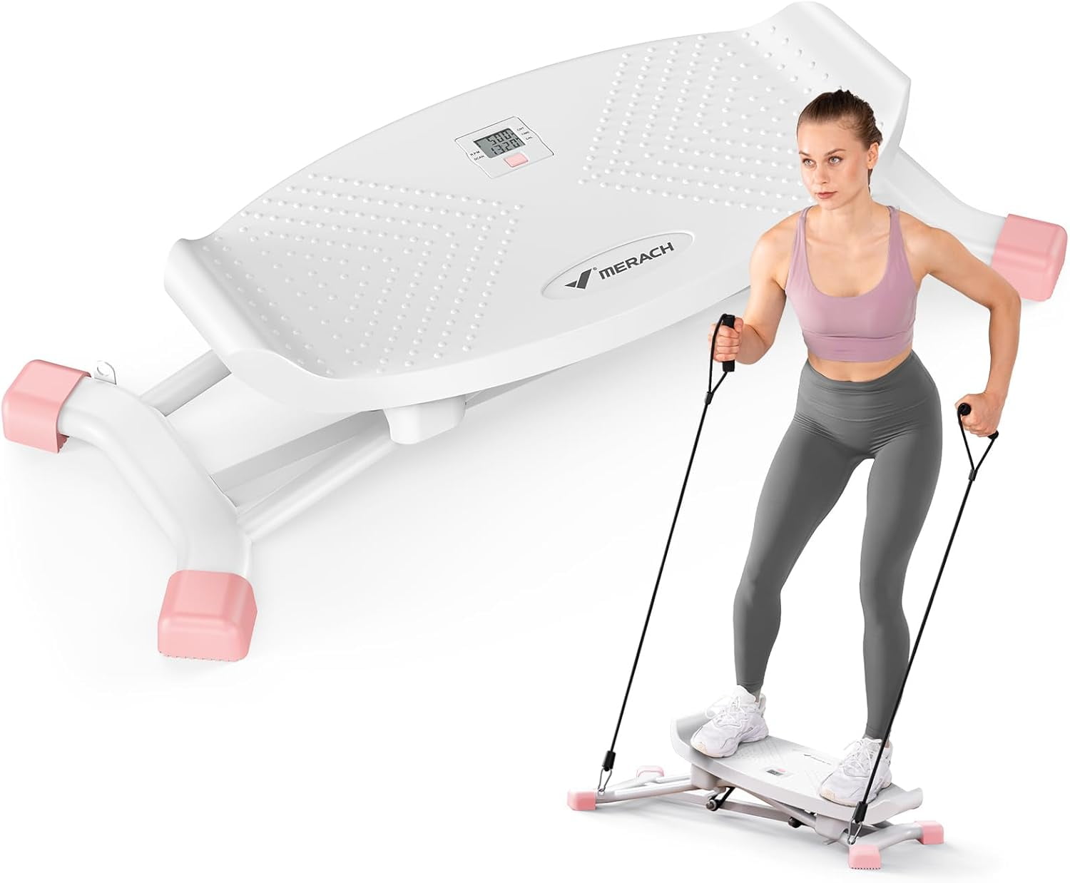 MERACH Slide Steppers for Exercise at Home, Mini Stair Stepper with ...