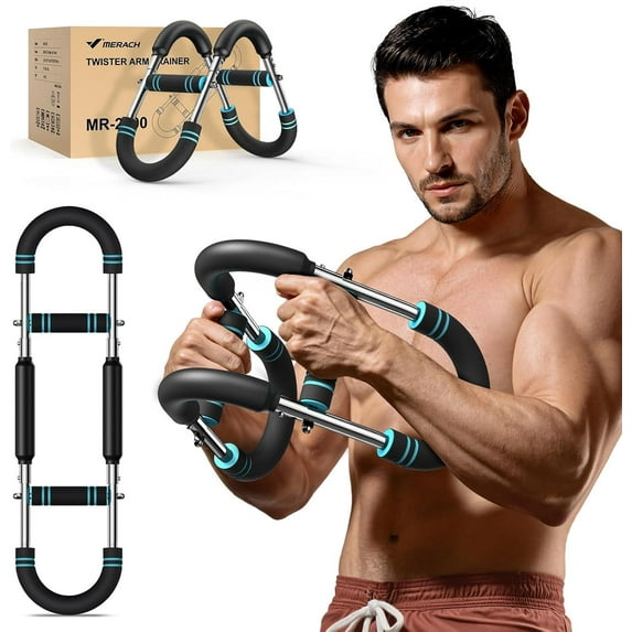 MERACH Twister Arm Trainer, 60-110lb Adjustable Chest Workout Equipment ...